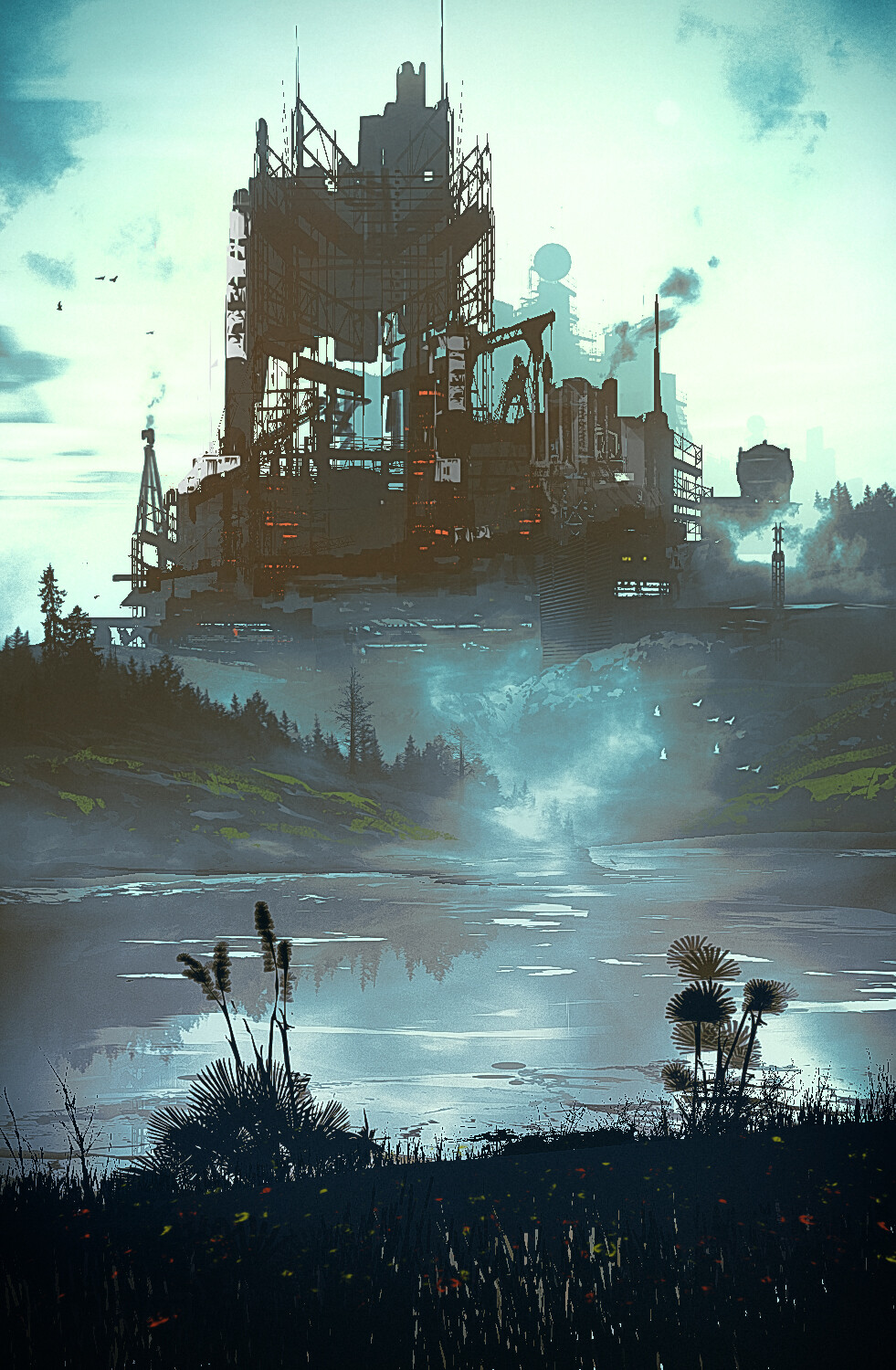 ArtStation - Industrial factory