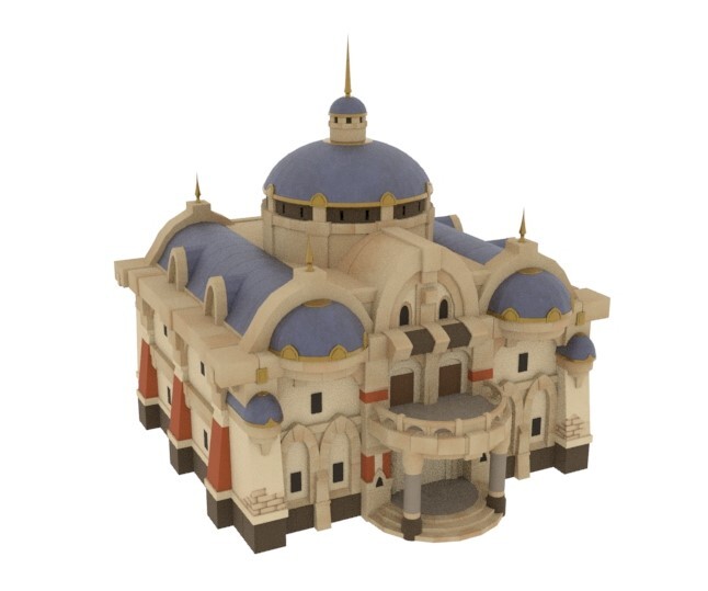 ArtStation - Final Fantasy Building Model