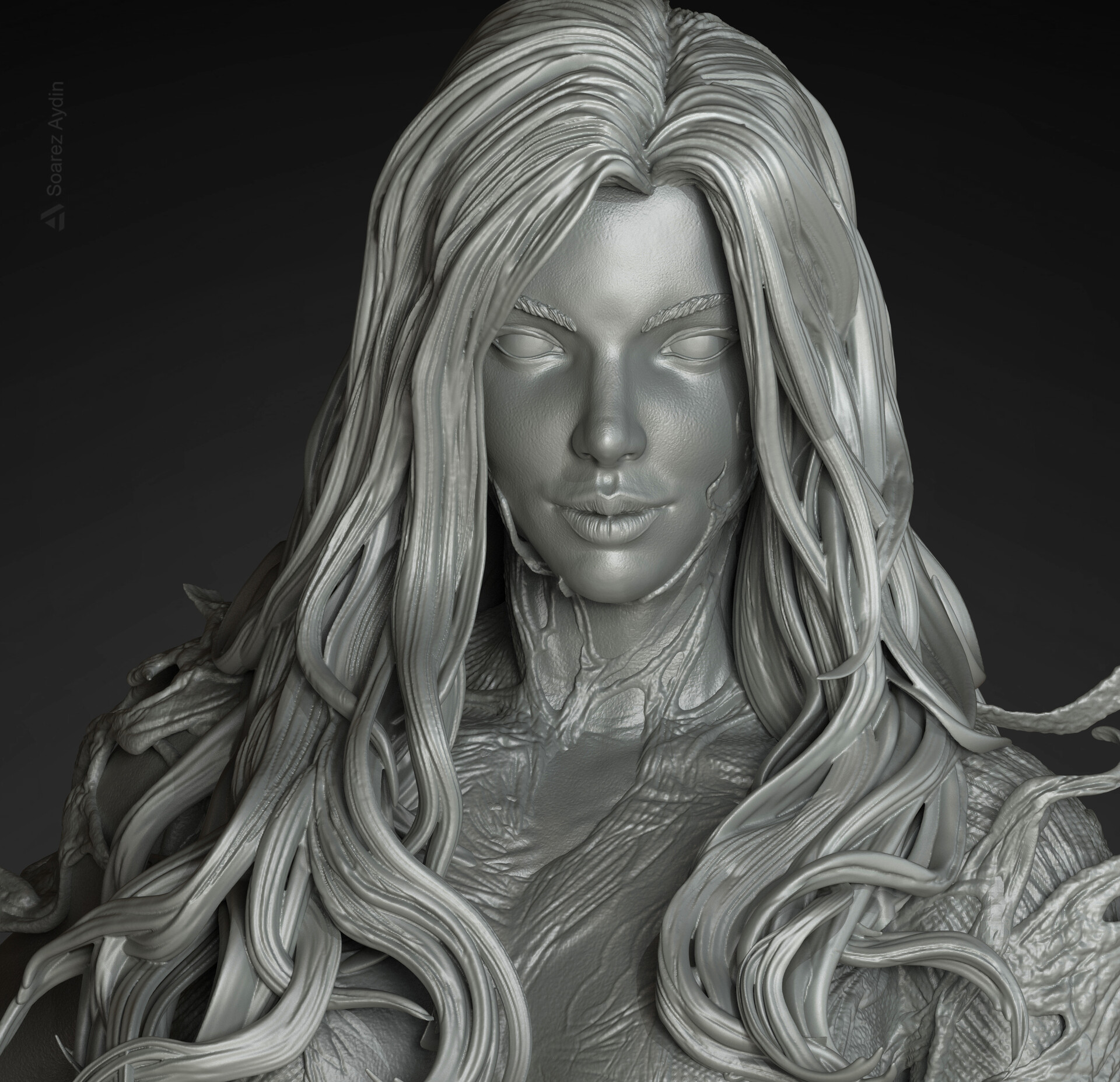 ArtStation - CARNAGE MARY JANE - GREY RENDER