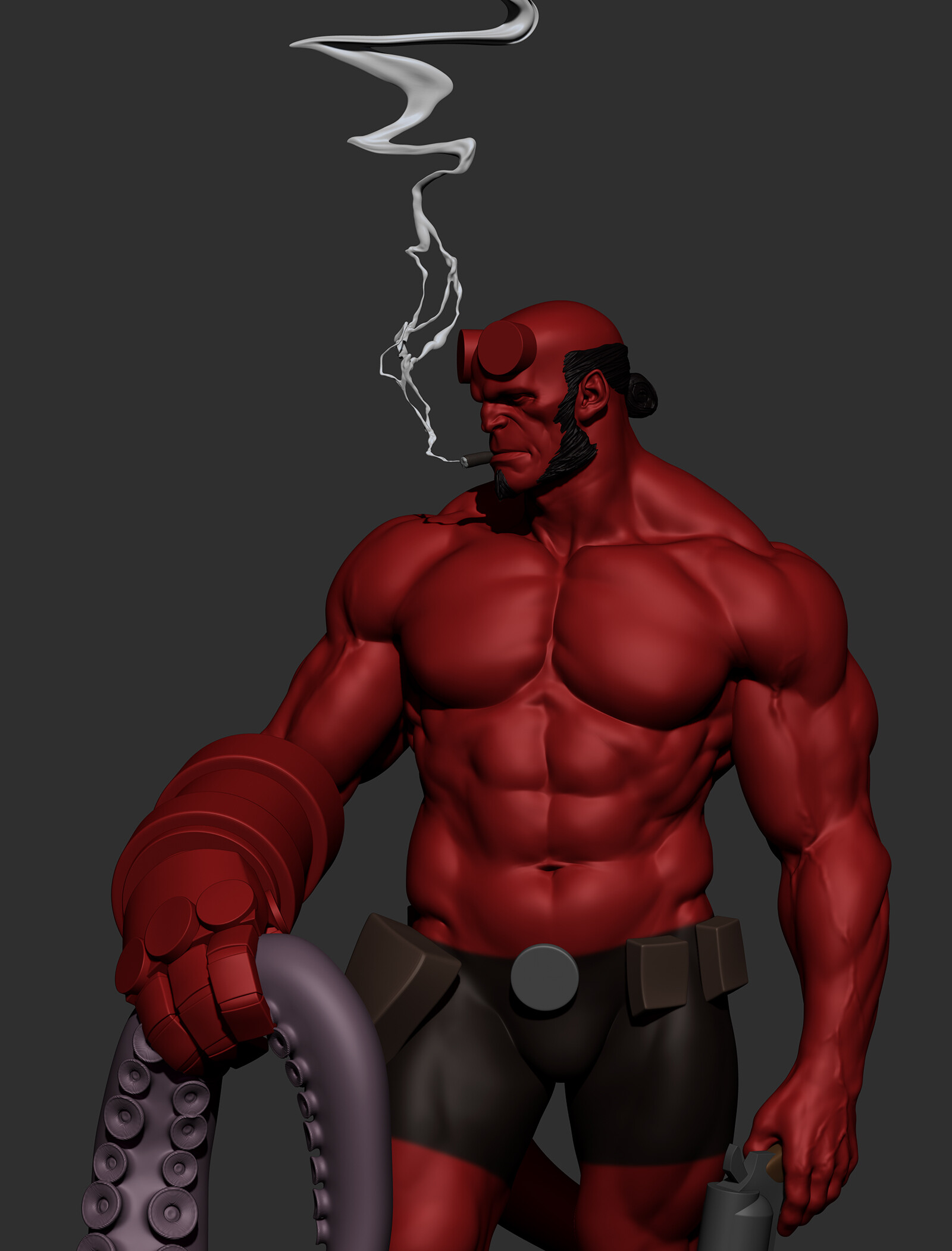ArtStation - Hellboy.