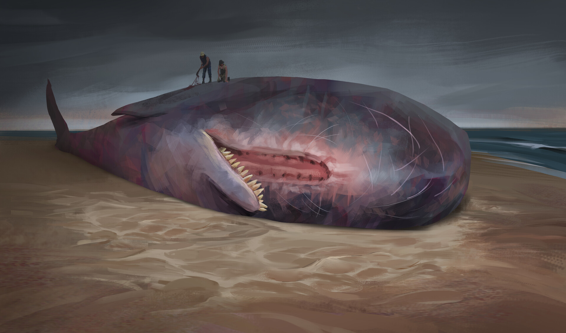 ArtStation - Dead whale study