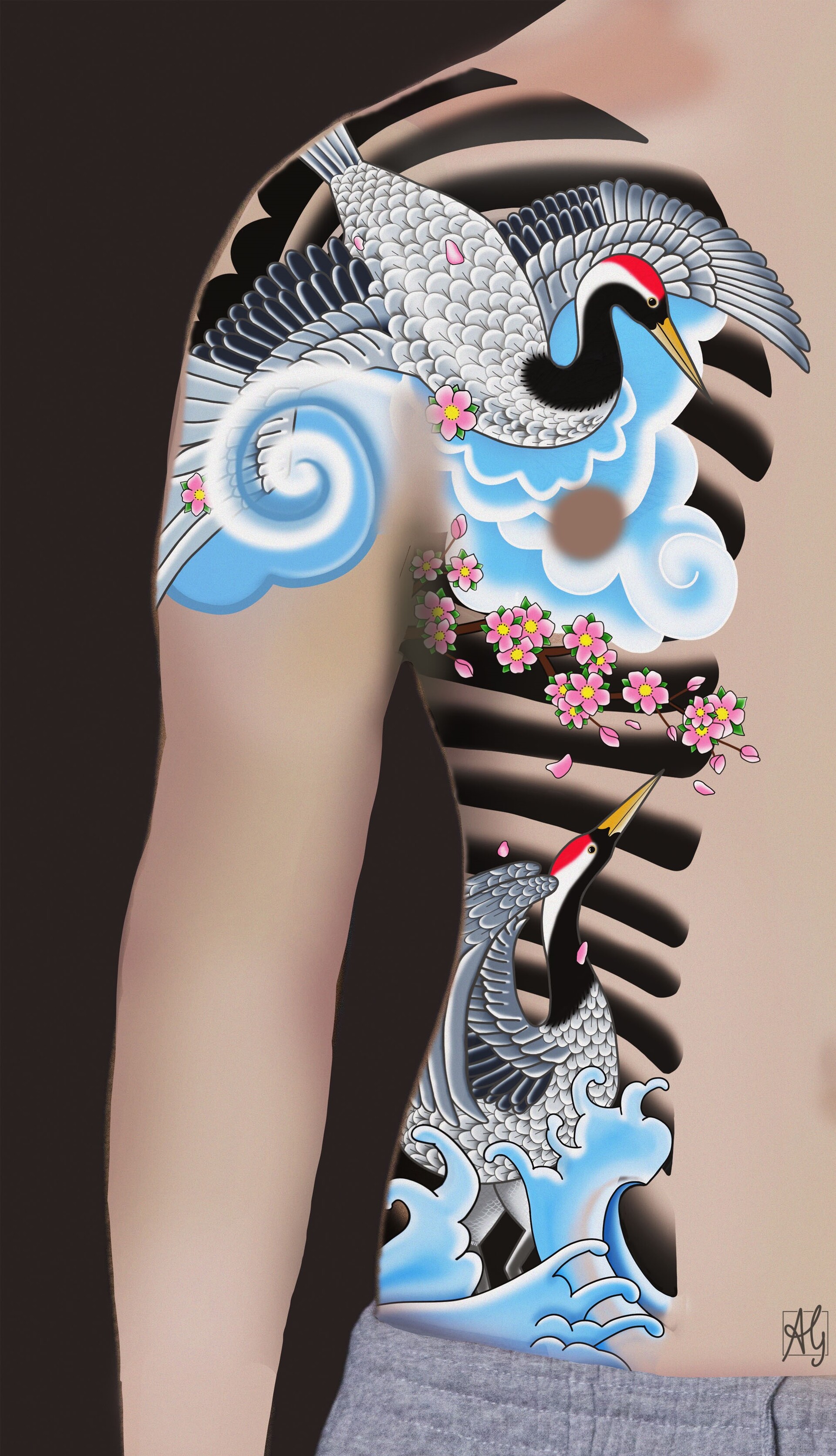 ArtStation - Japanese Style Tattoo