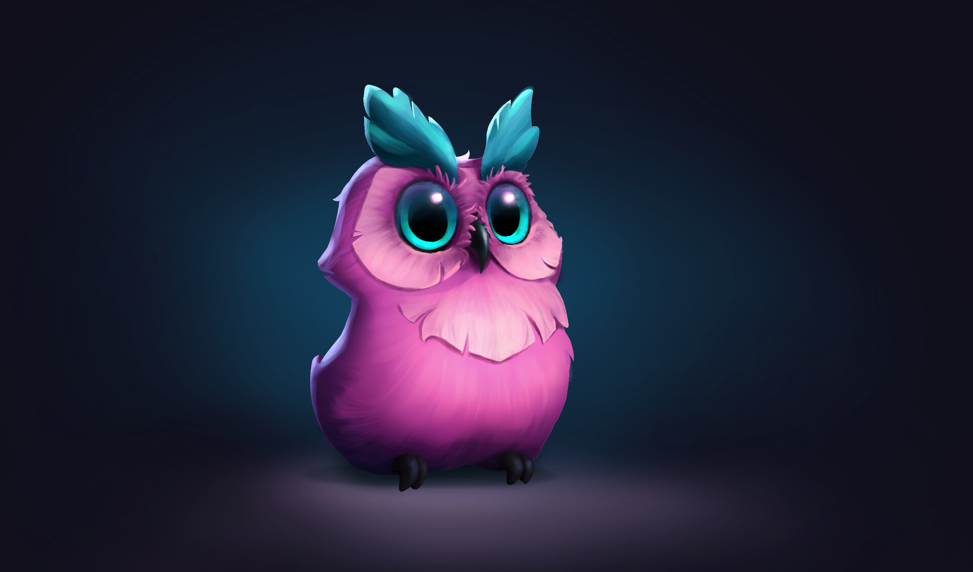 ArtStation - Magic Topaz Owl