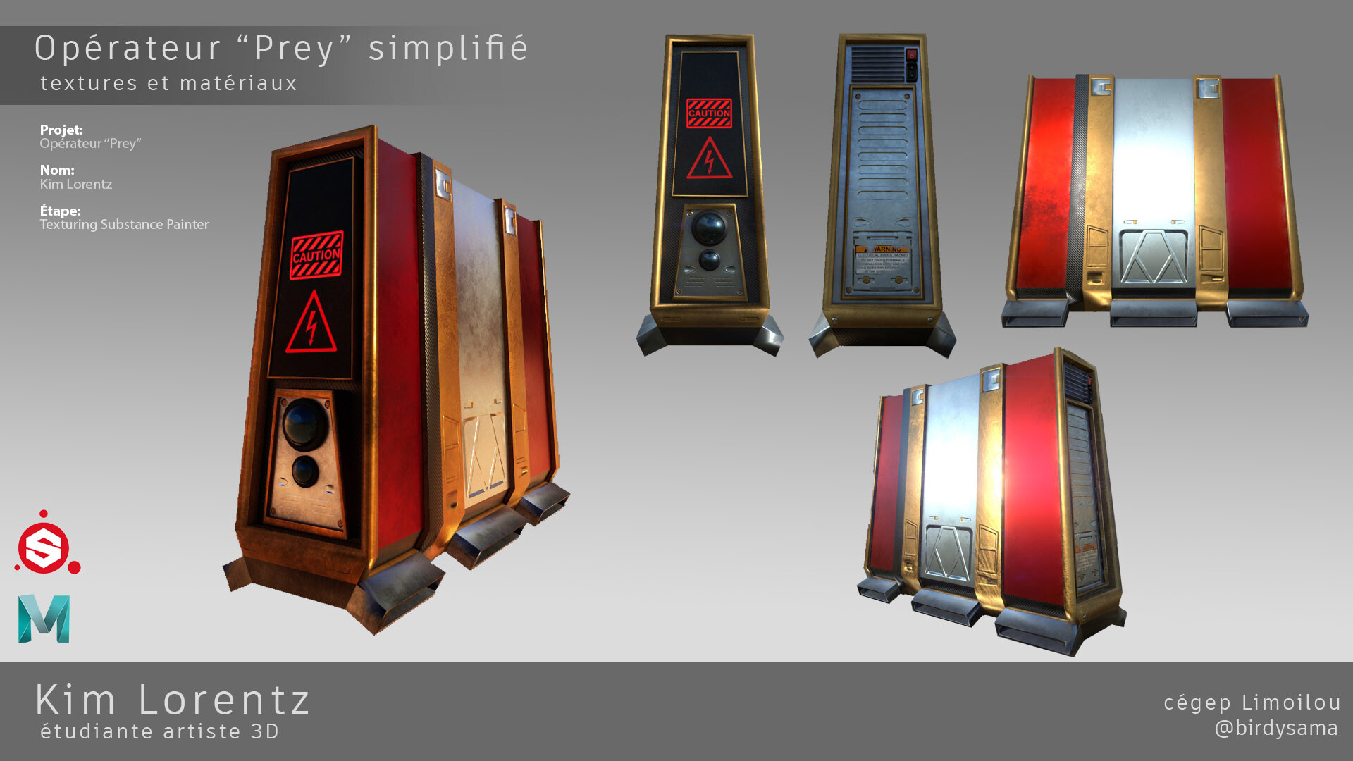 ArtStation - Prey inspired operator drone (simplified)