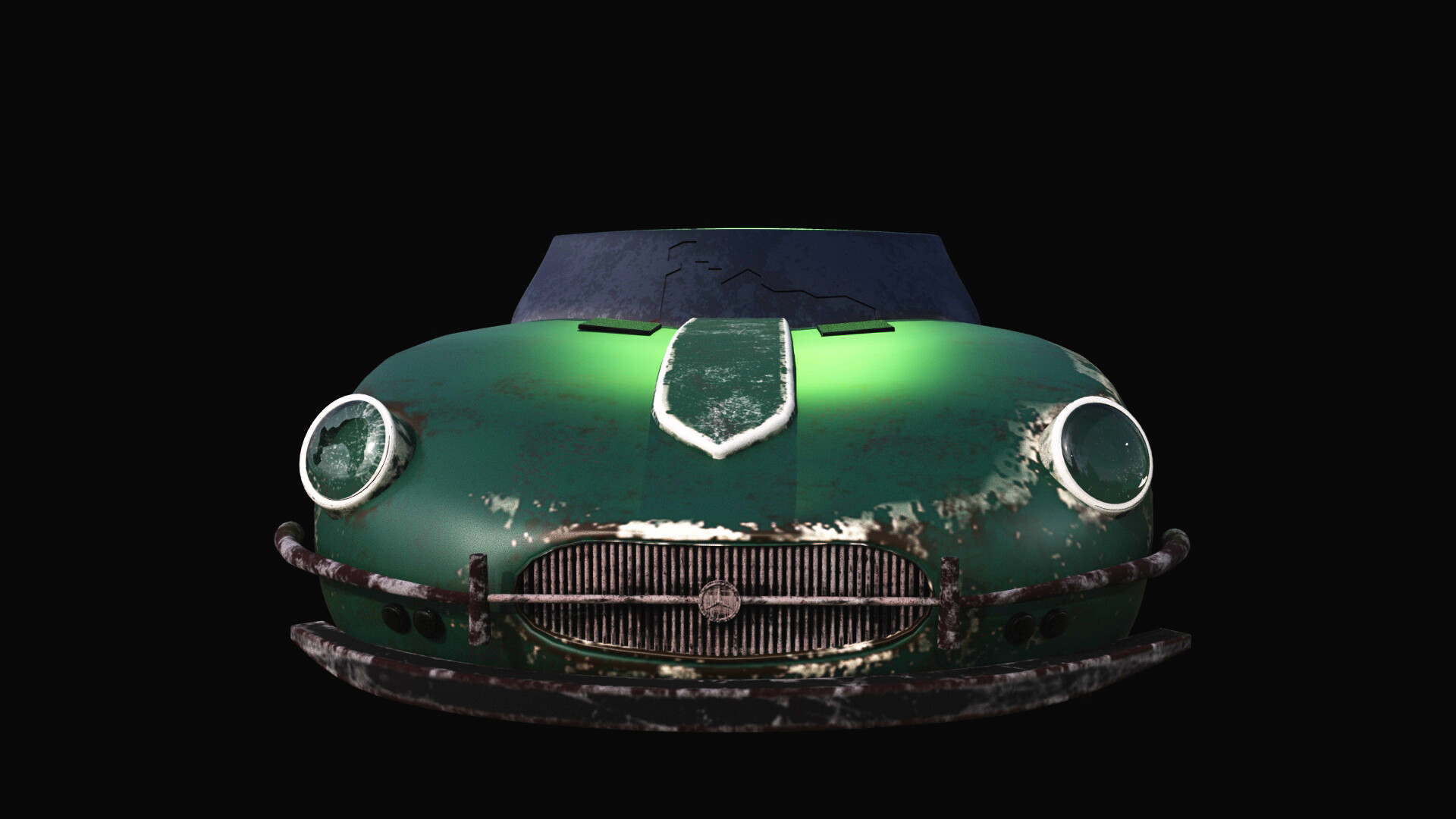 ArtStation - old Rust car