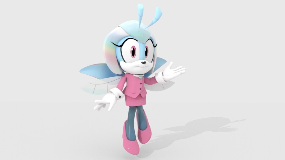 Lauren Goggins - Jewel the Beetle 3D Render