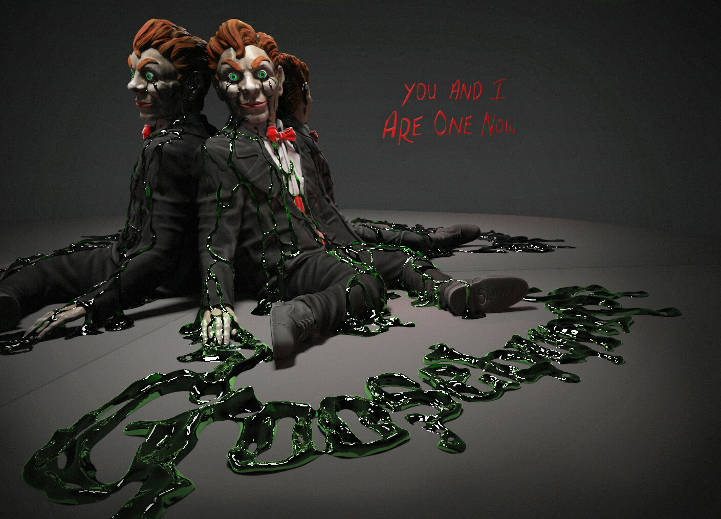 ArtStation - Slappy + Monster blood From Goosebumps