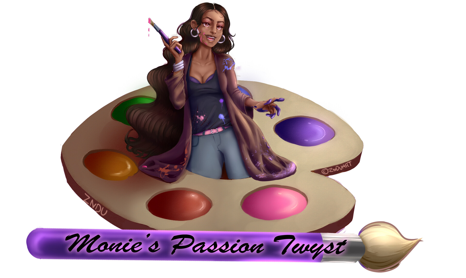 ArtStation - Art Commission: Monie's Passion Twist