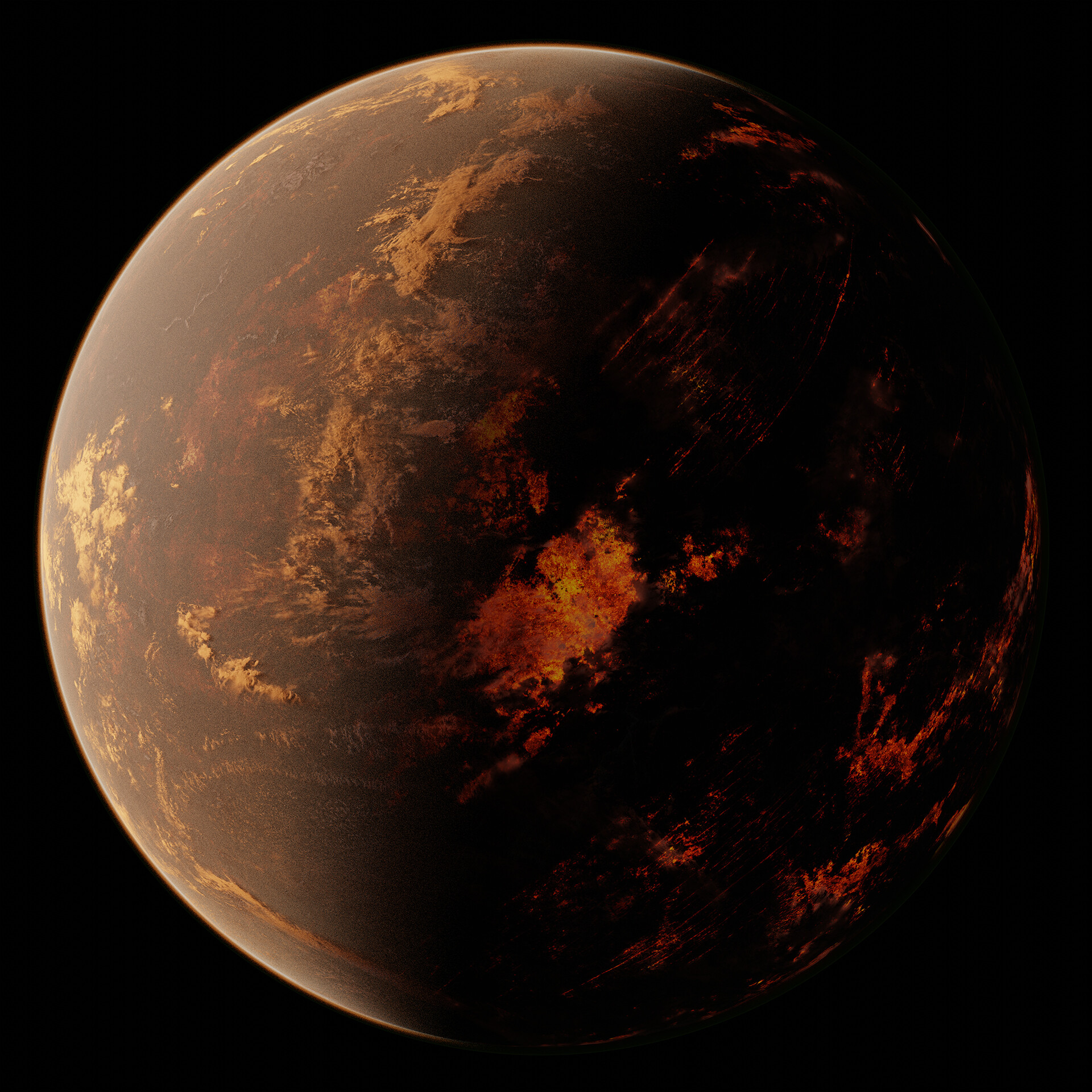 ArtStation - Planet Char (Karbala) 3D