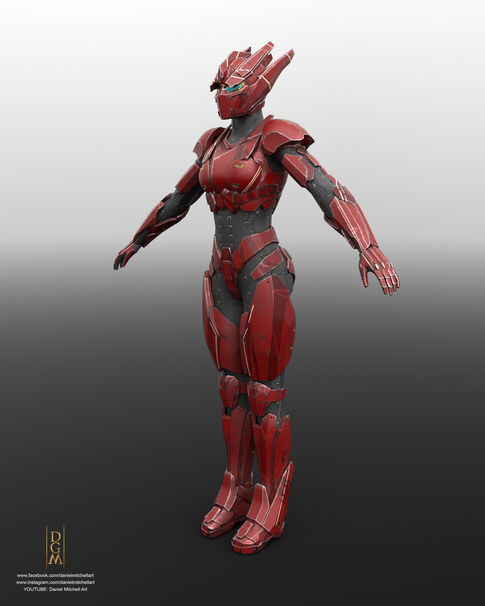 ArtStation - Cyber Girl Model