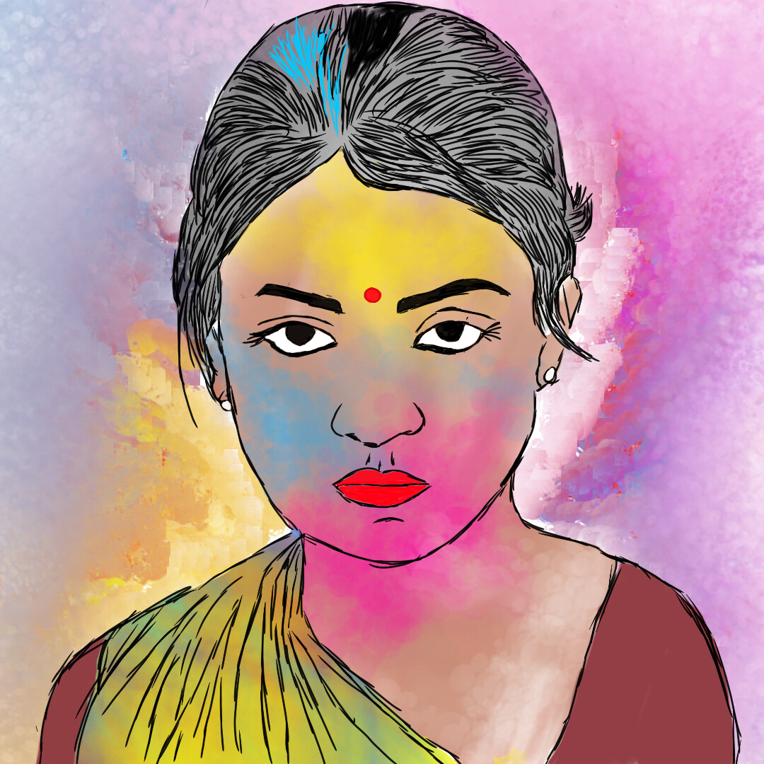 ArtStation - Nazriya water color painting