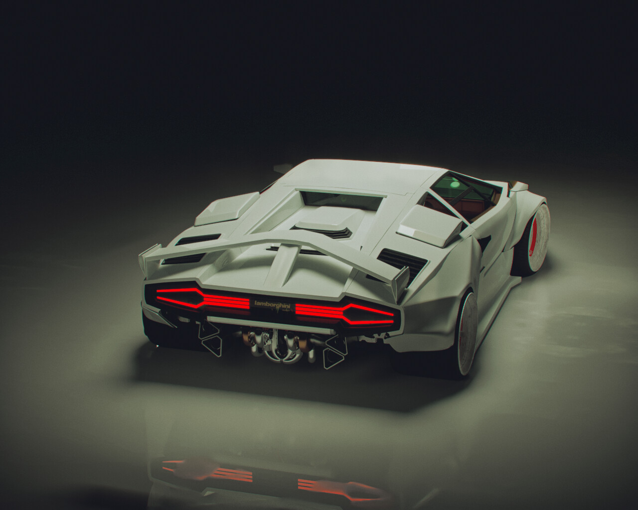 Assem Beyyoudh - Lamborghini Countach QV5000 - Slammed Widebody