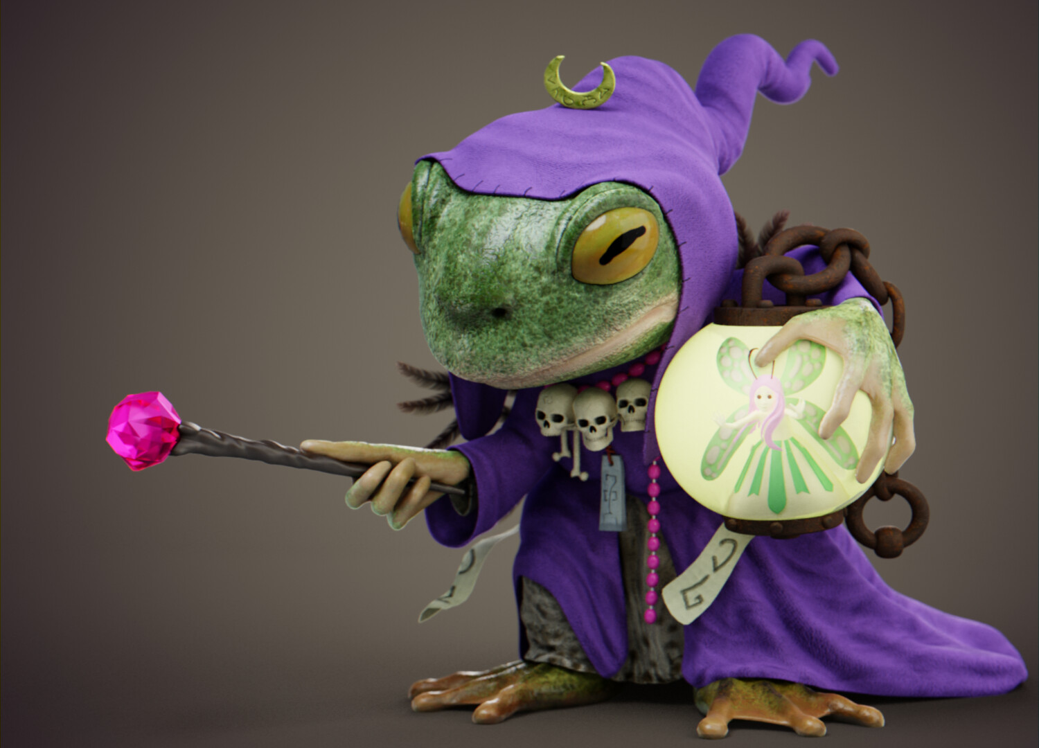 ArtStation - Frog Necromancer