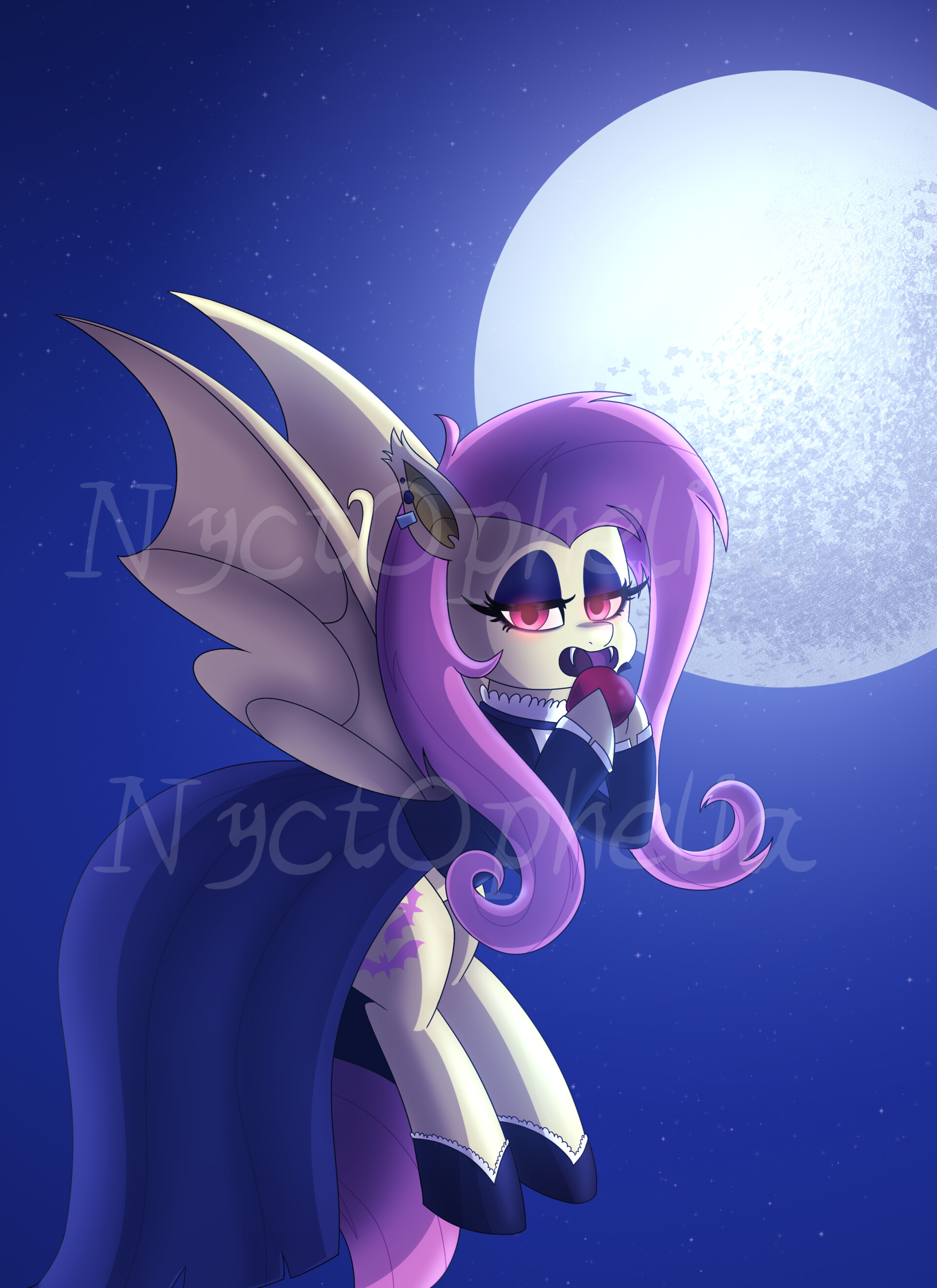 vampire bat fluttershy