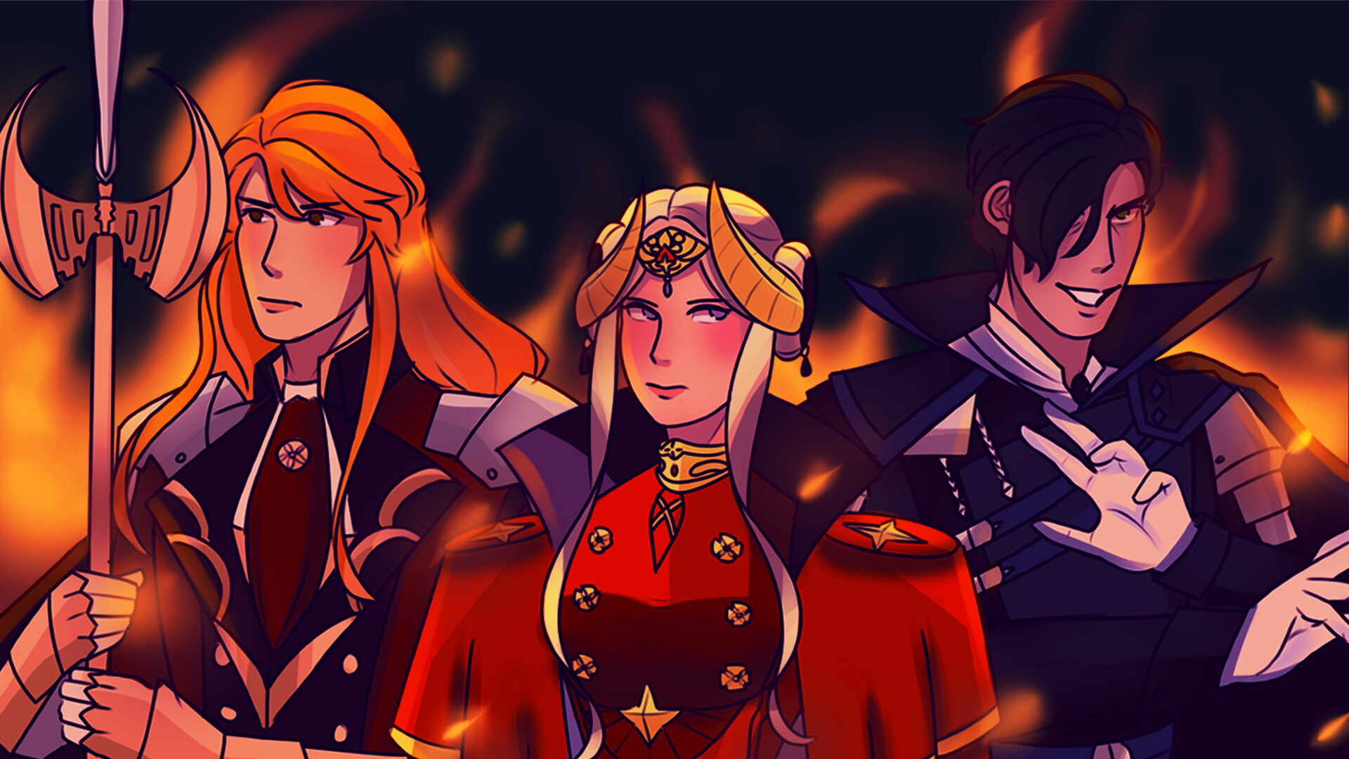 ArtStation - Crimson Flames | FE3H Fanart