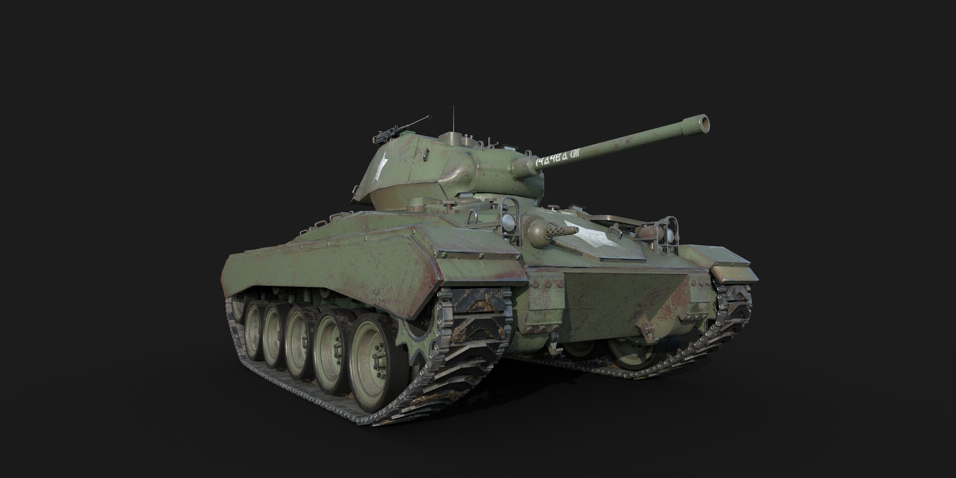 ArtStation - M24 chaffee