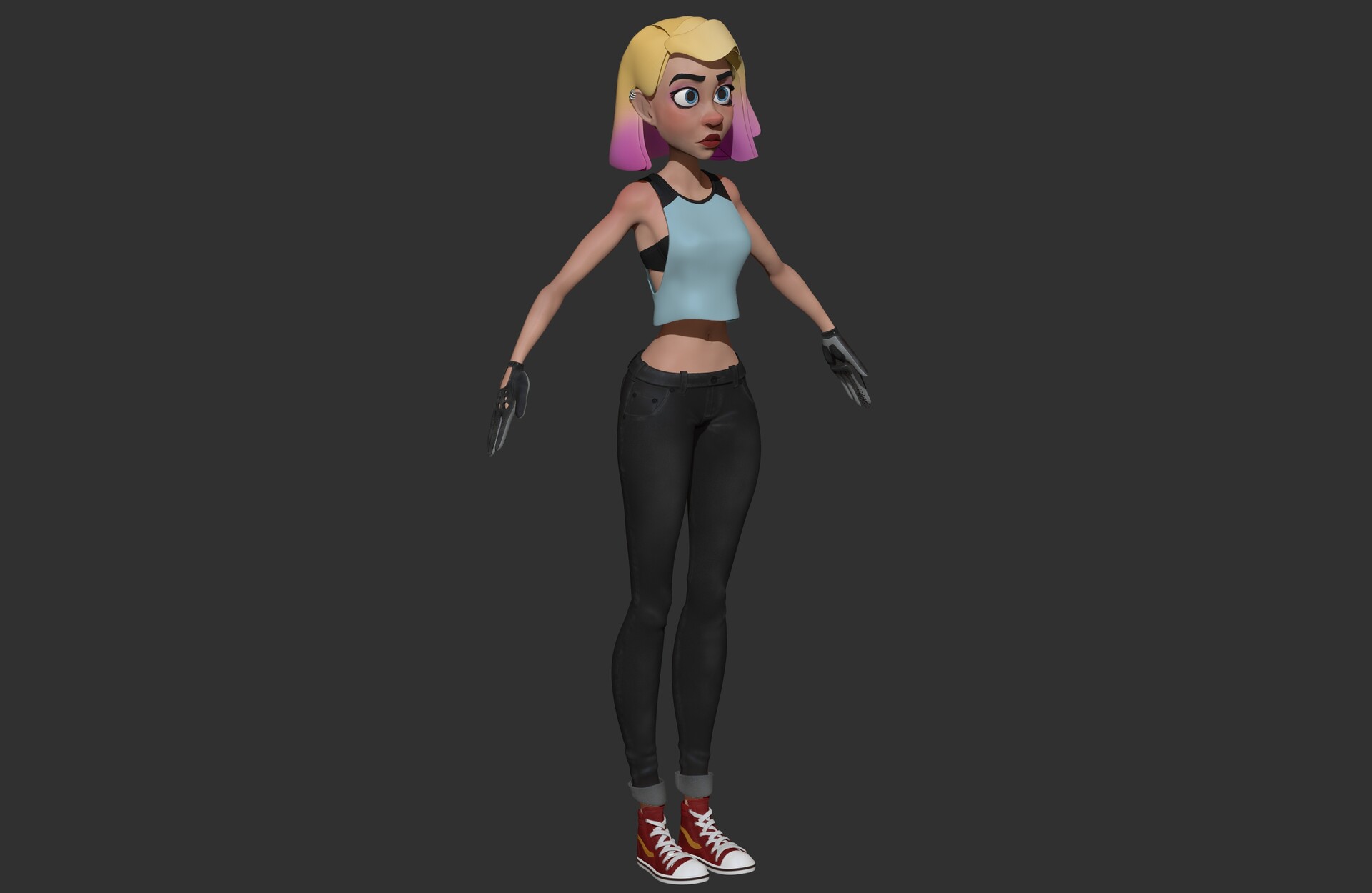 ArtStation - Stylized Girl Study