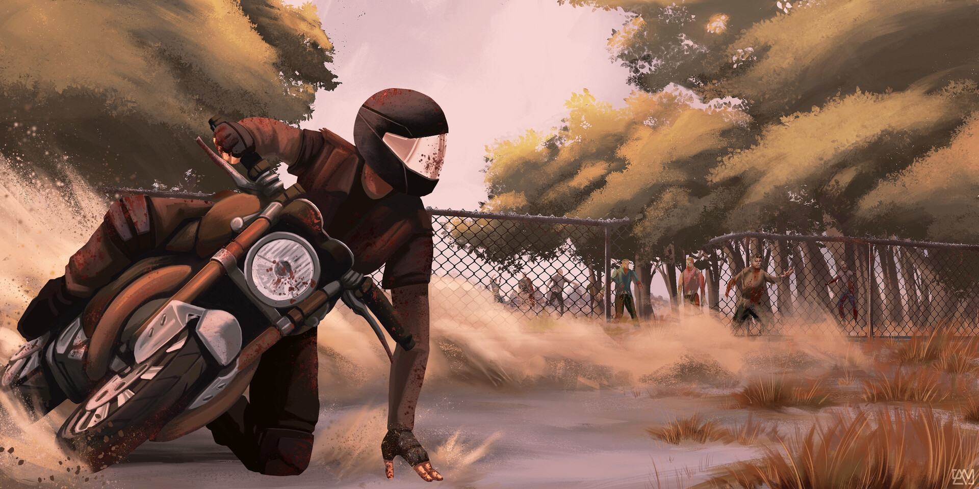 ArtStation - Zombie Chase