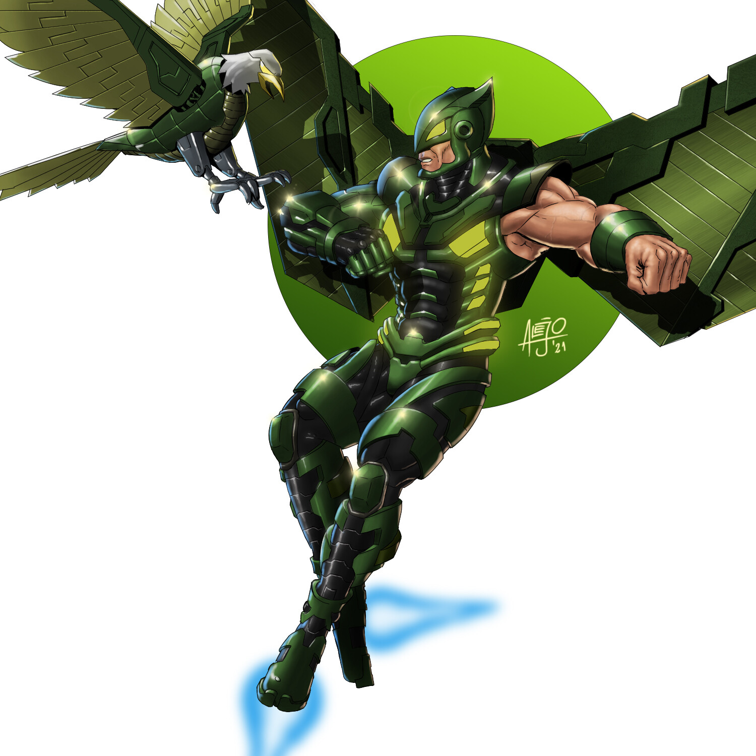 ArtStation - Fan Art "Flashback" Silverhawks + Speedpaint