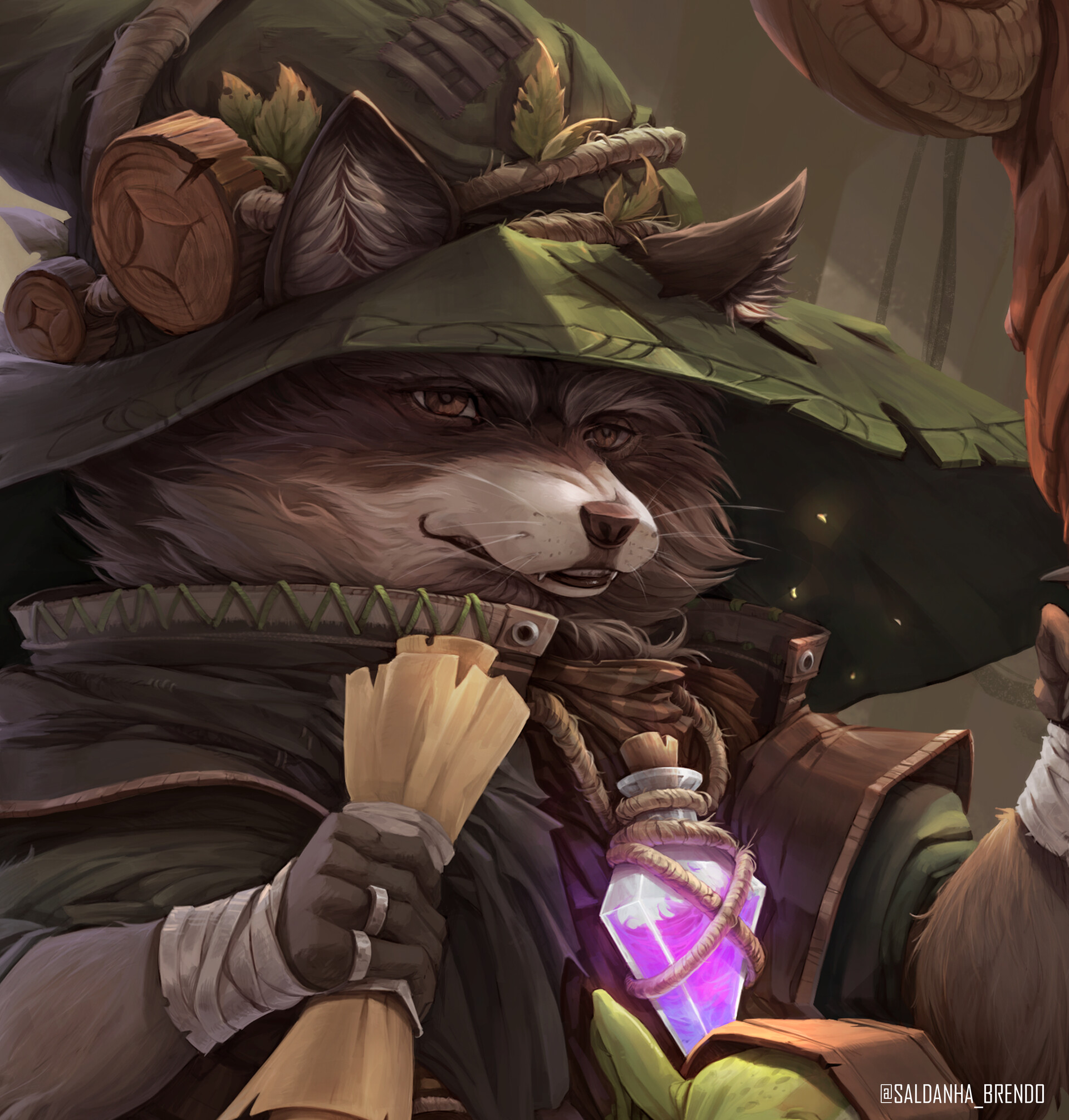 ArtStation - Witch Racoon