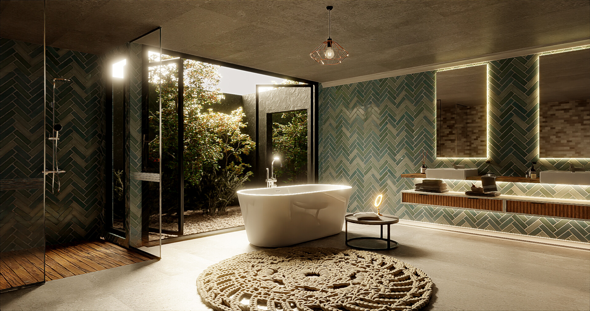 ArtStation - Nature's Bath house