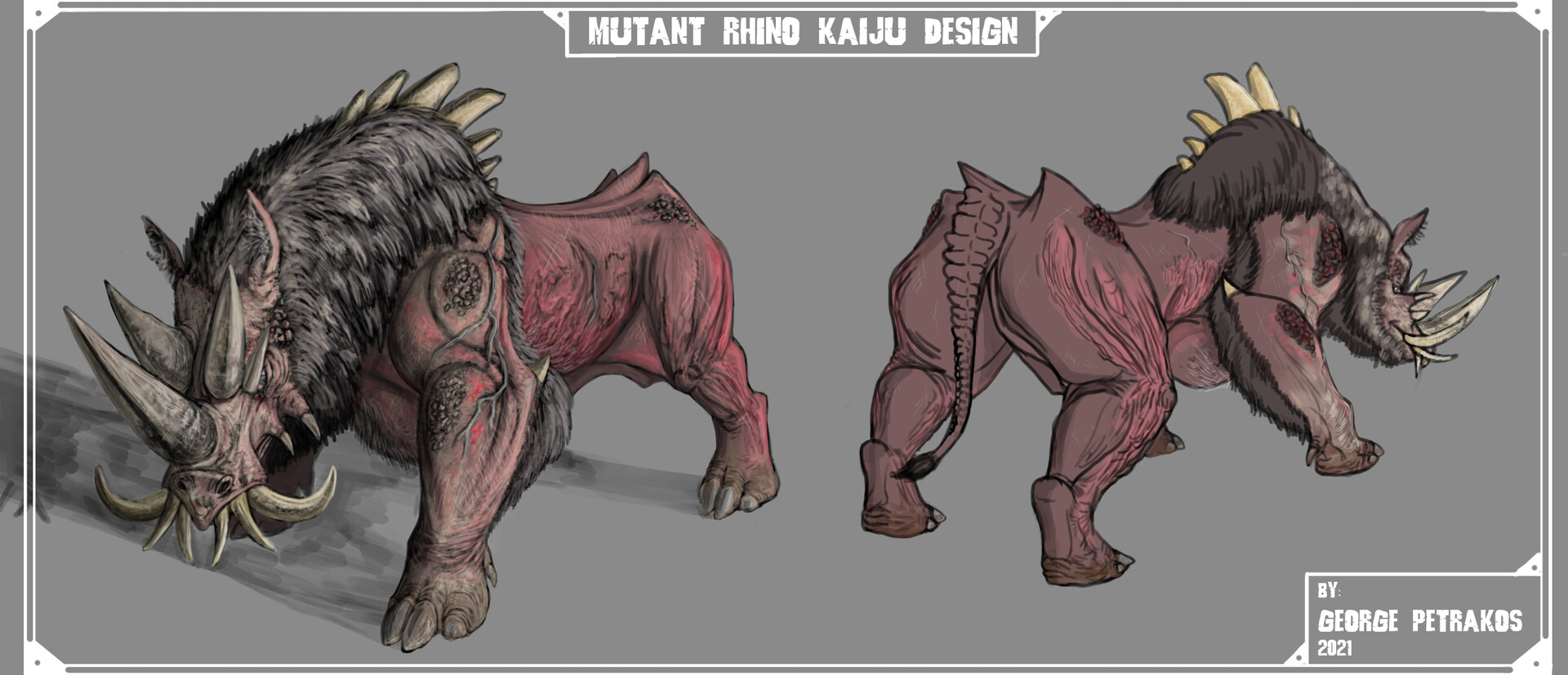 ArtStation - Kaiju IP - Kaiju design