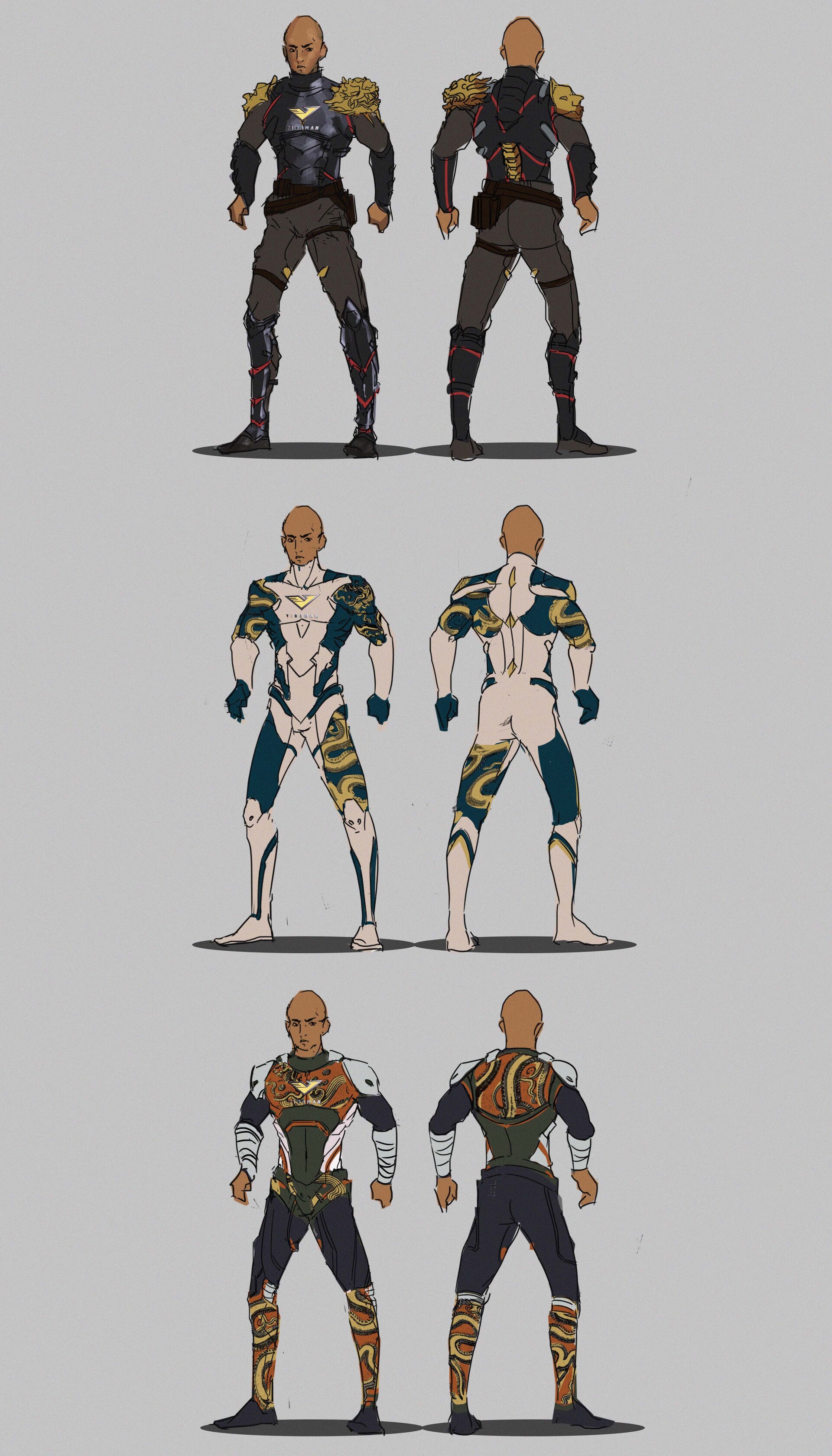 ArtStation - VINAMAN costume outfits