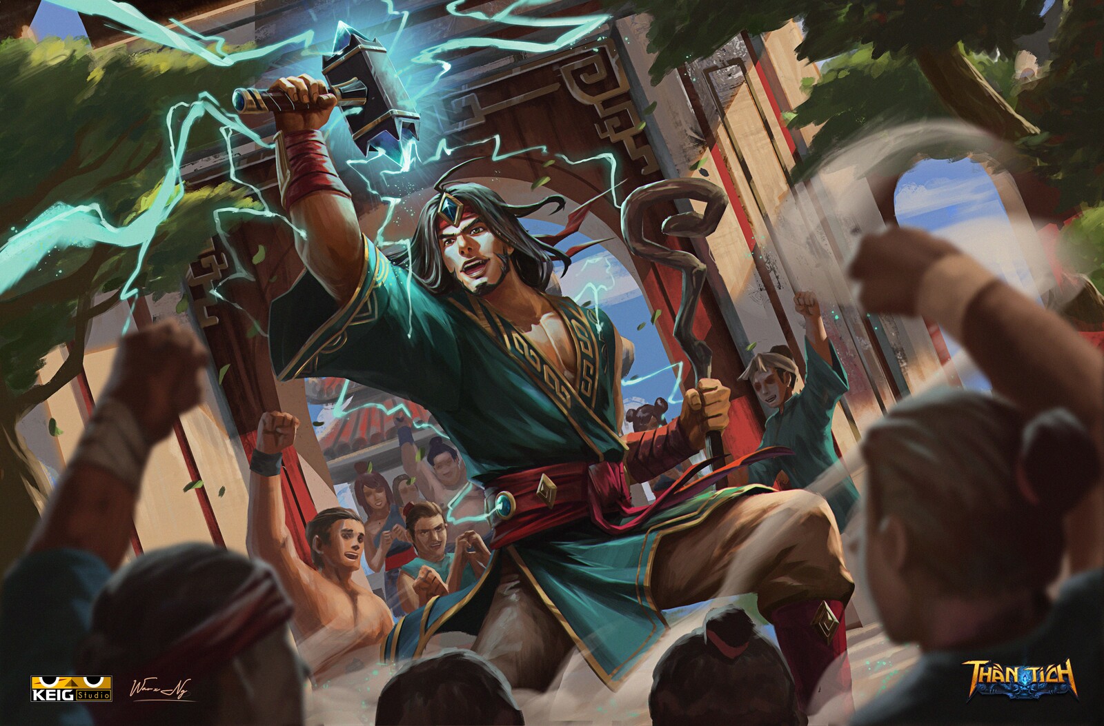 Warren Nguyen - An Artwork I made for Than Tich Project - A board game ...