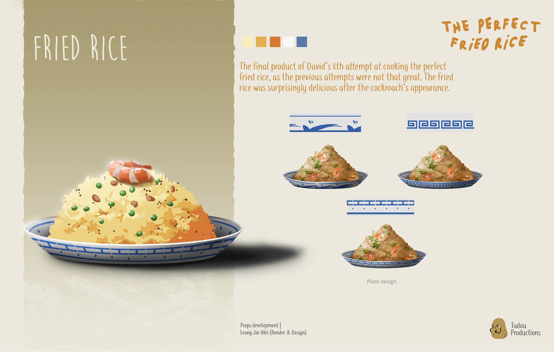 Jin Wei Leong - The Perfect Fried Rice -Visual development