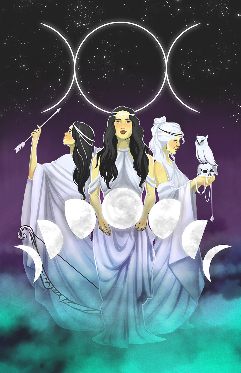 ArtStation - Triple Mood Goddess