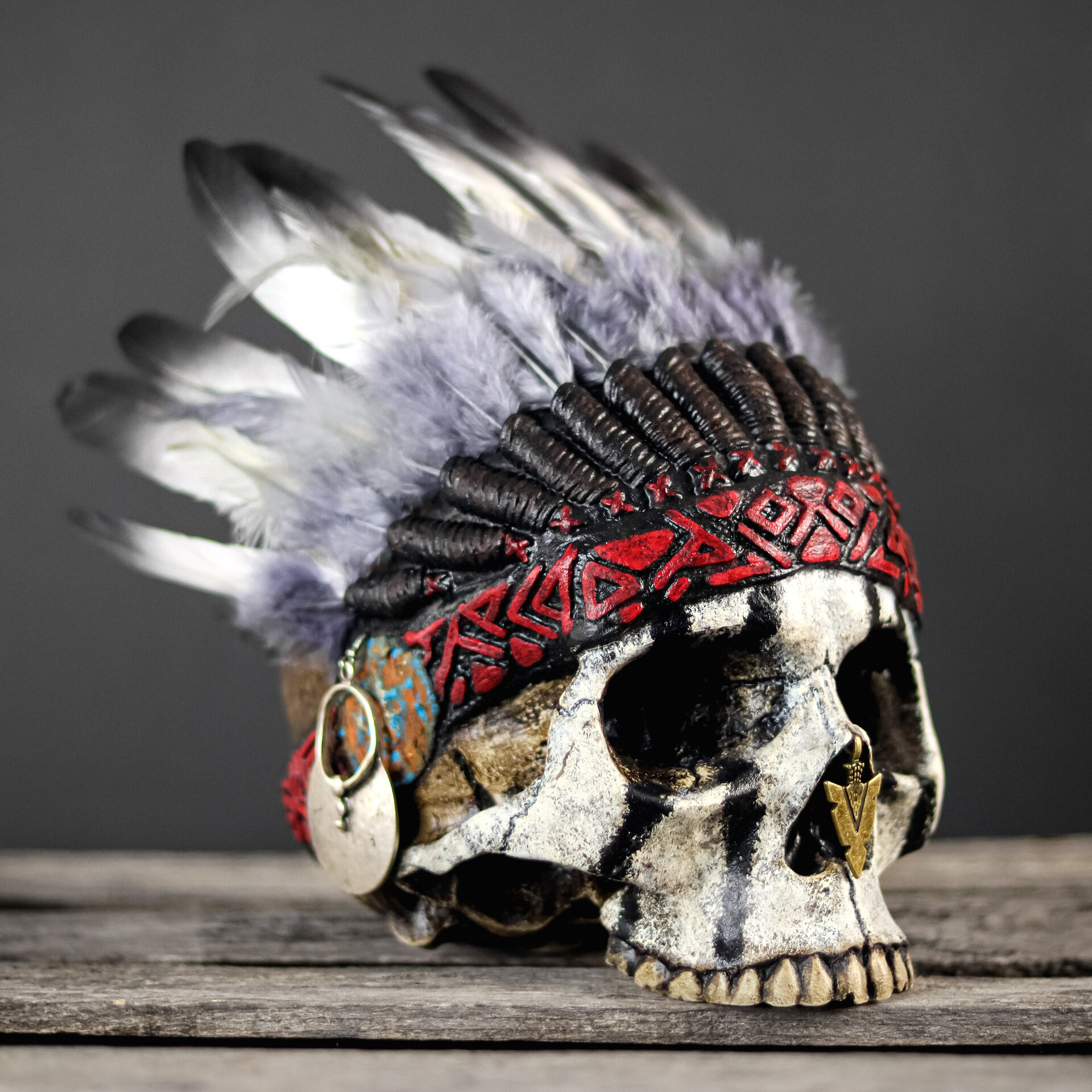 ArtStation - Calian "The Warrior of Life" - Native American Skull