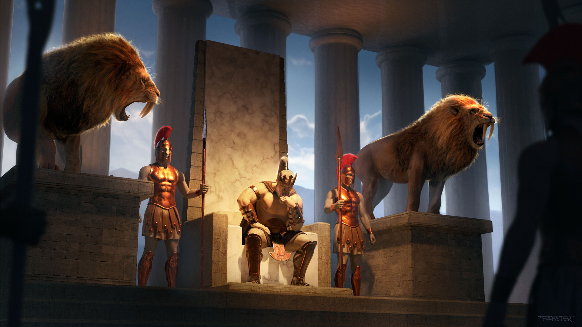 ArtStation - Kyros throne Room