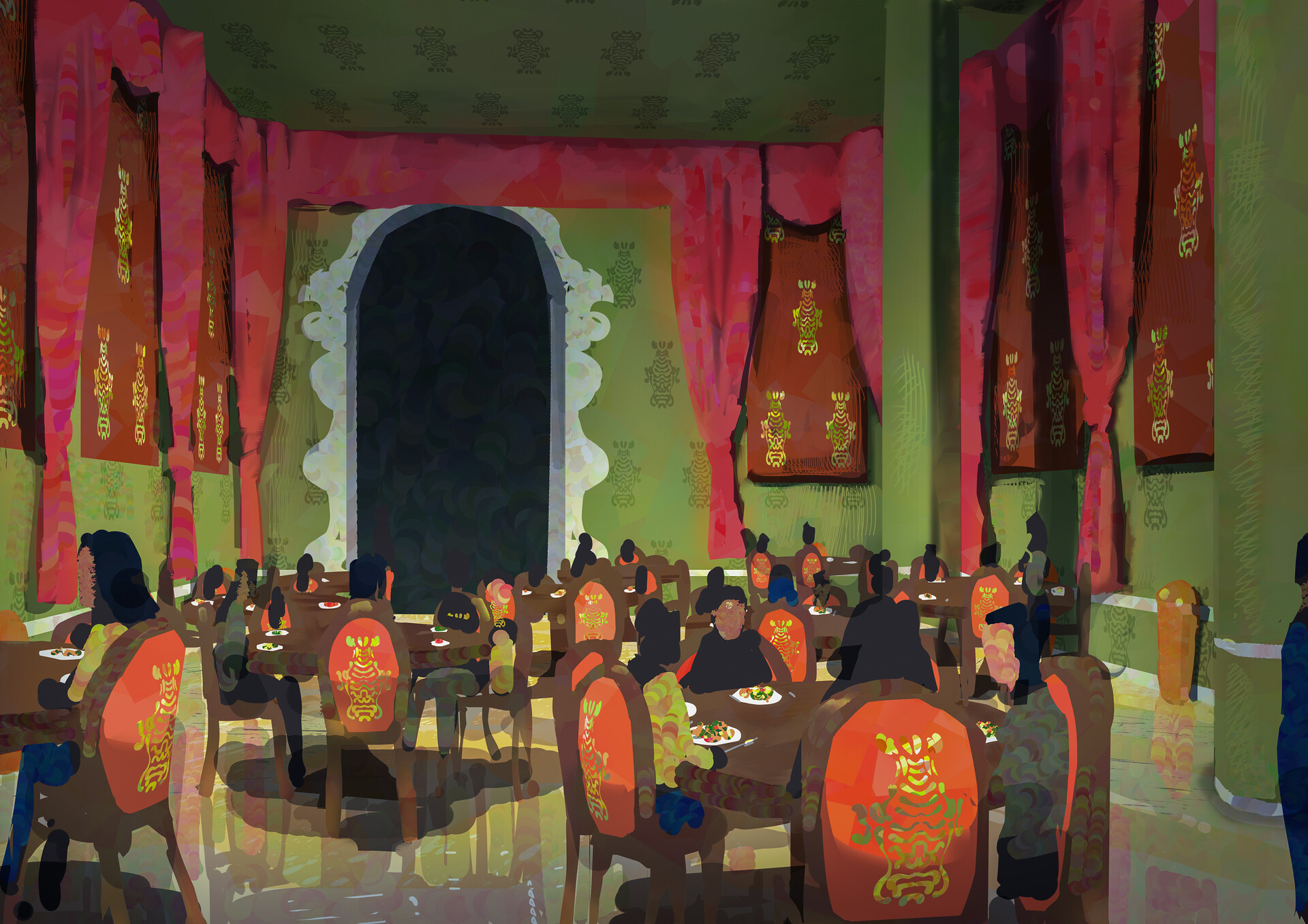 ArtStation - Horror movie restaurant