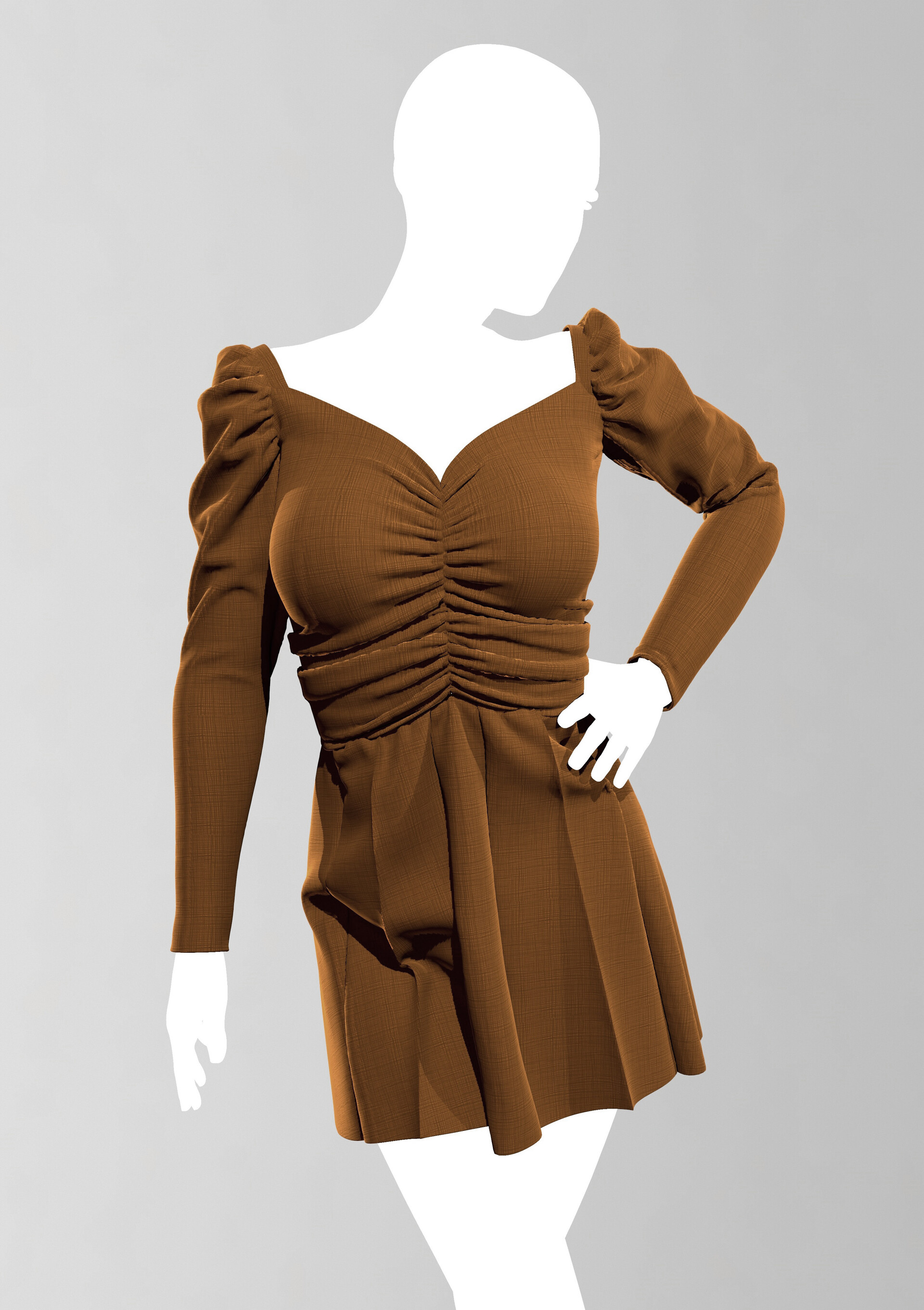 ArtStation - Short dress + reference (pinterest)