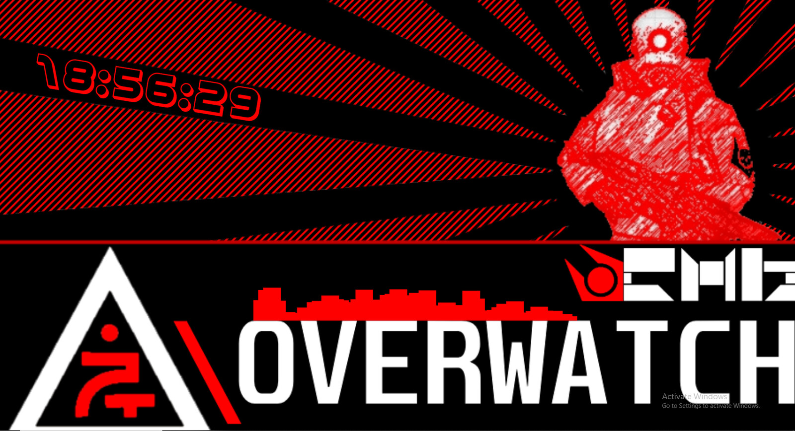 Kevin Otto Koit - Half-Life Elite Combine Overwatch poster