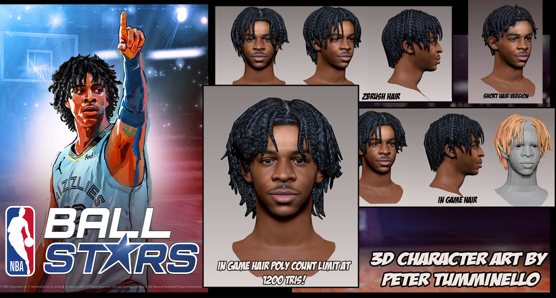 ArtStation - CHARACTER: NBA Ball Stars
