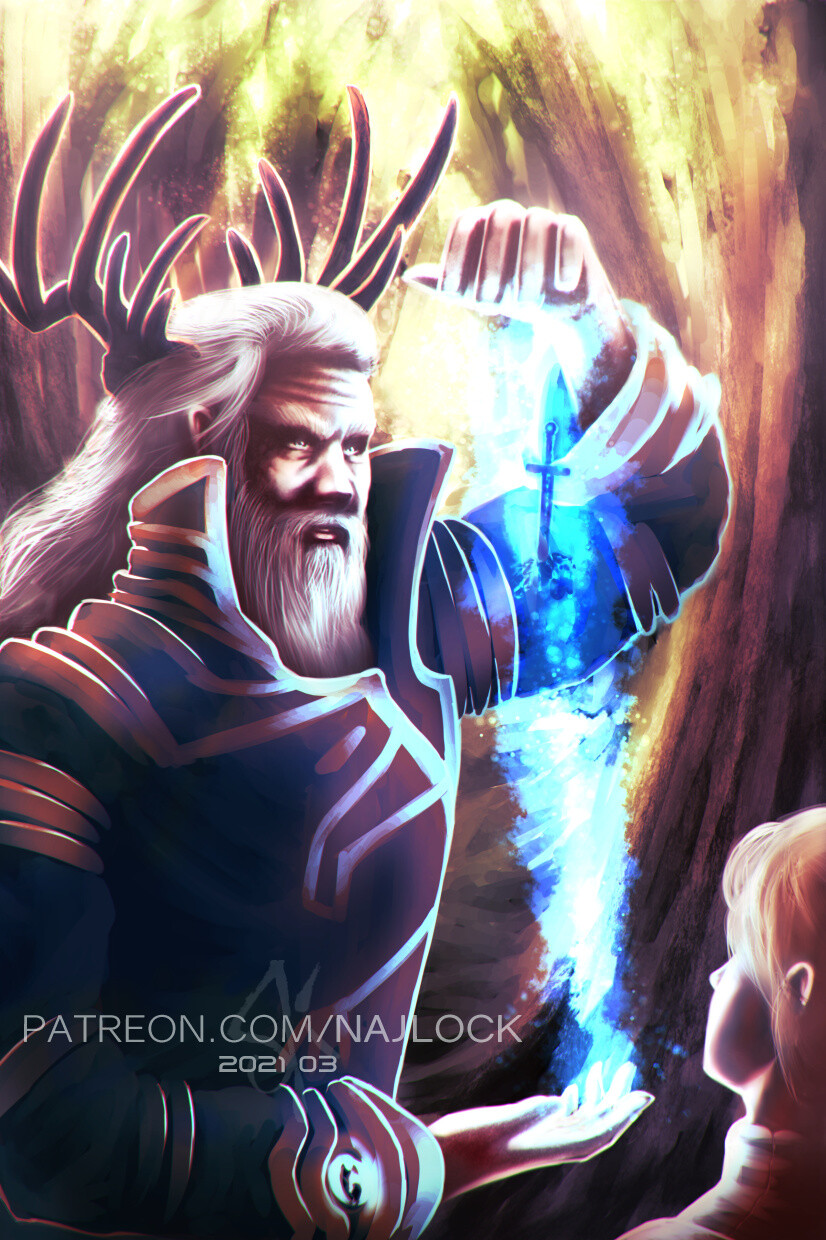 ArtStation - Merlin's prophecy