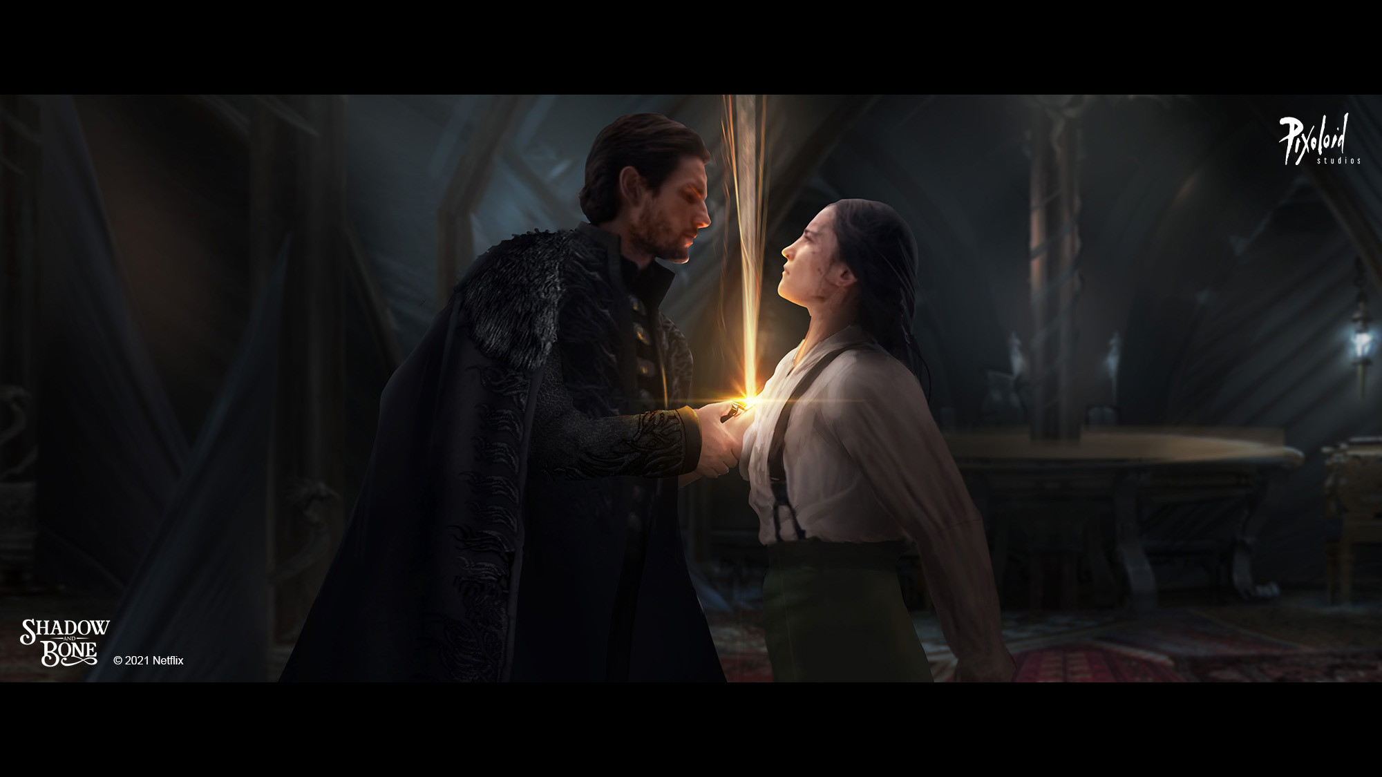 Pixoloid Studios - Shadow and Bone - Keyframe concept