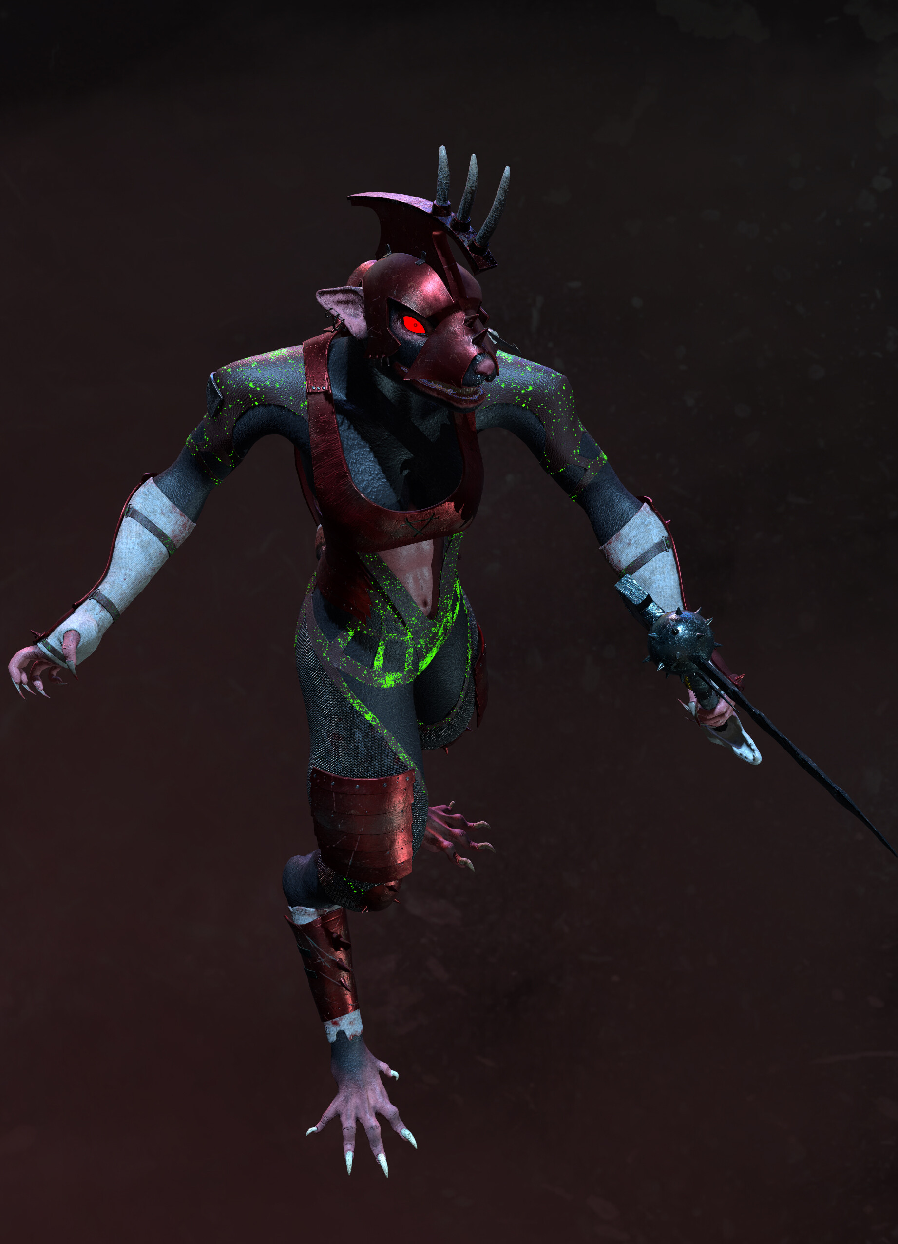 ArtStation - War Hammer _ Queek Headtaker