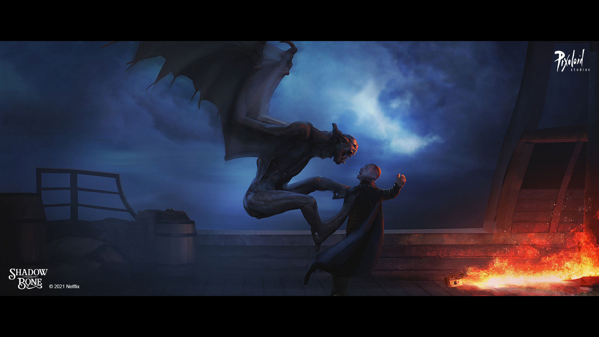 Pixoloid Studios - Shadow and Bone - VFX Keyframe scenes