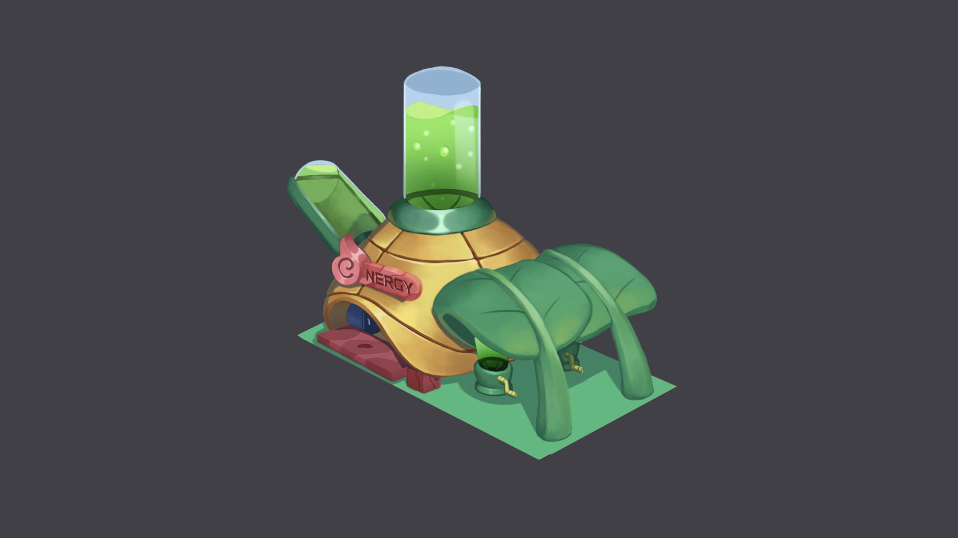 ArtStation - gas station for turtles