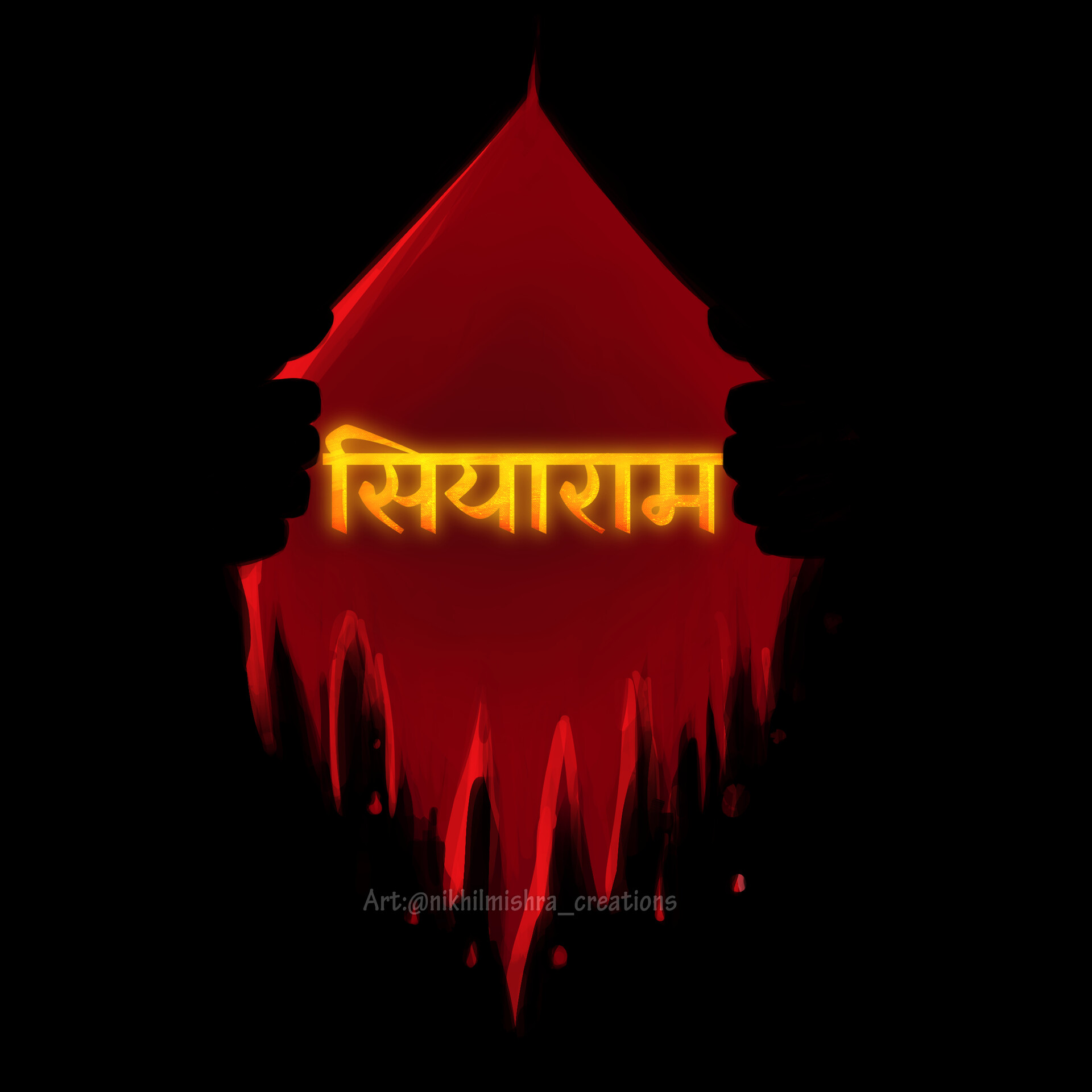 ArtStation - Siya Ram concept art Hanuman jayanti special