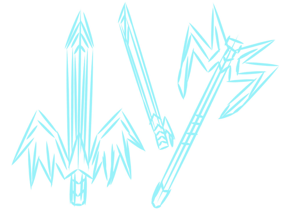 ArtStation - 2D weapon concept sketches