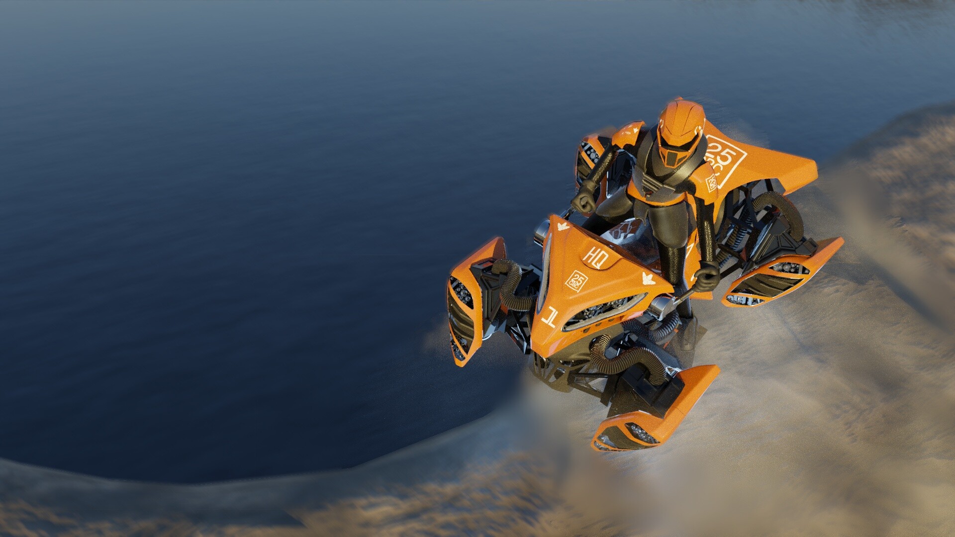 ArtStation - HQ Hover Quad ATV