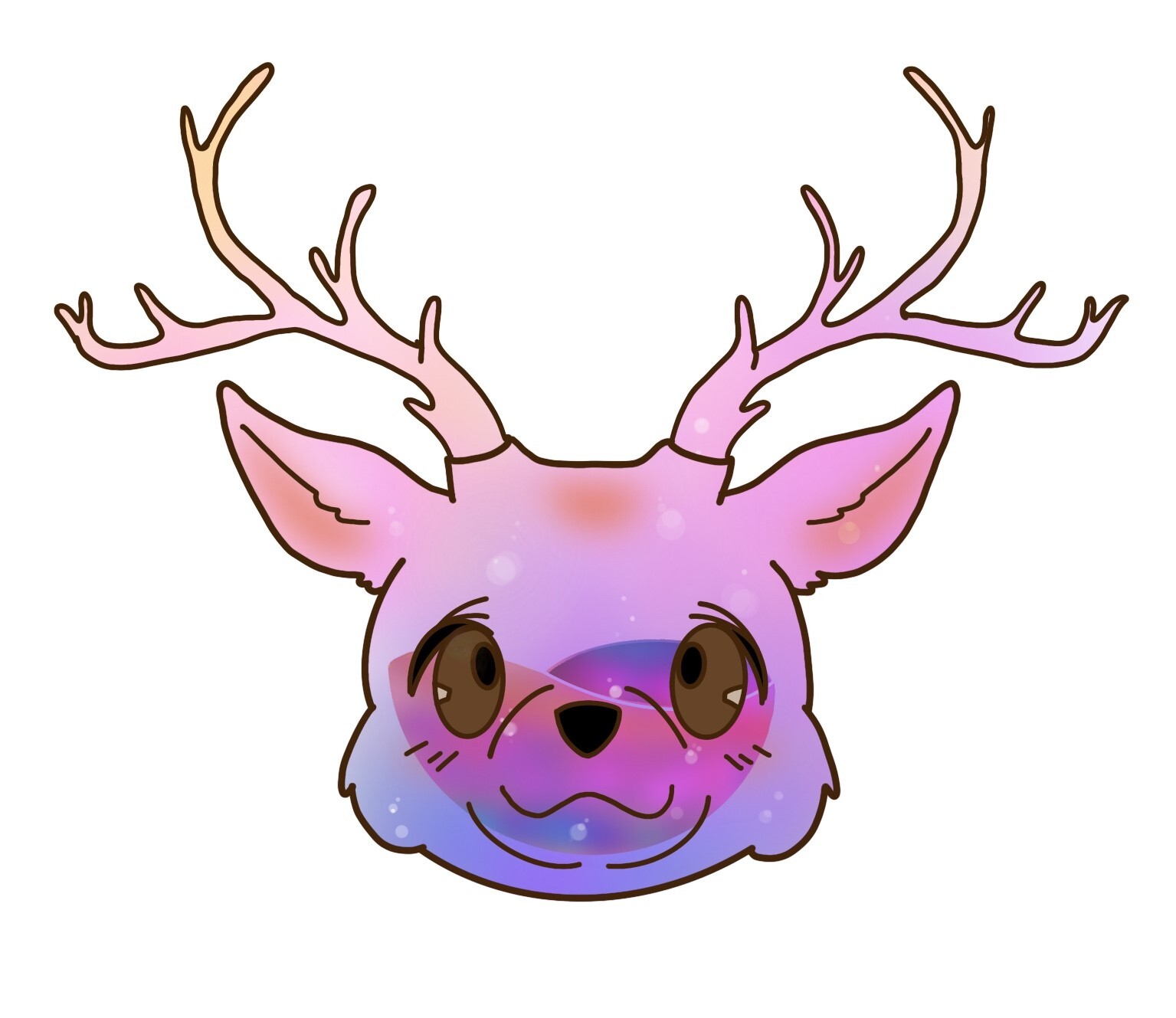chibi deer head