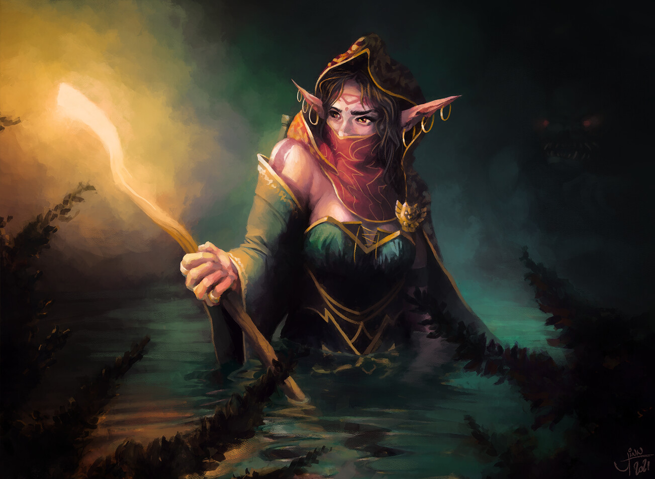 ArtStation - Elf Mage