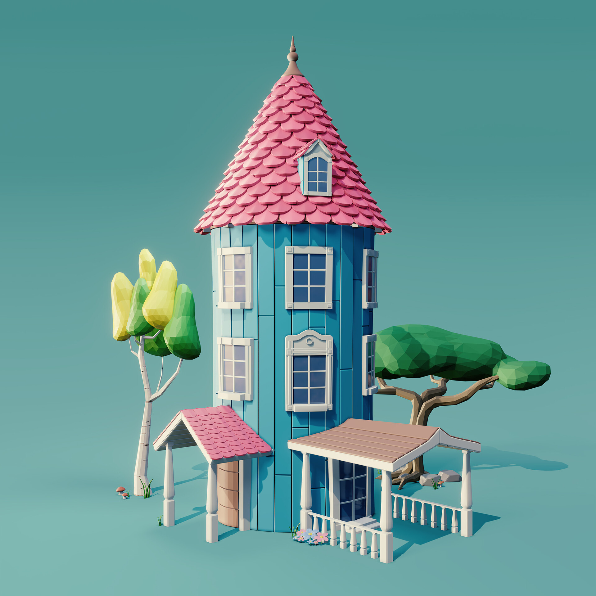 ArtStation - moomins house