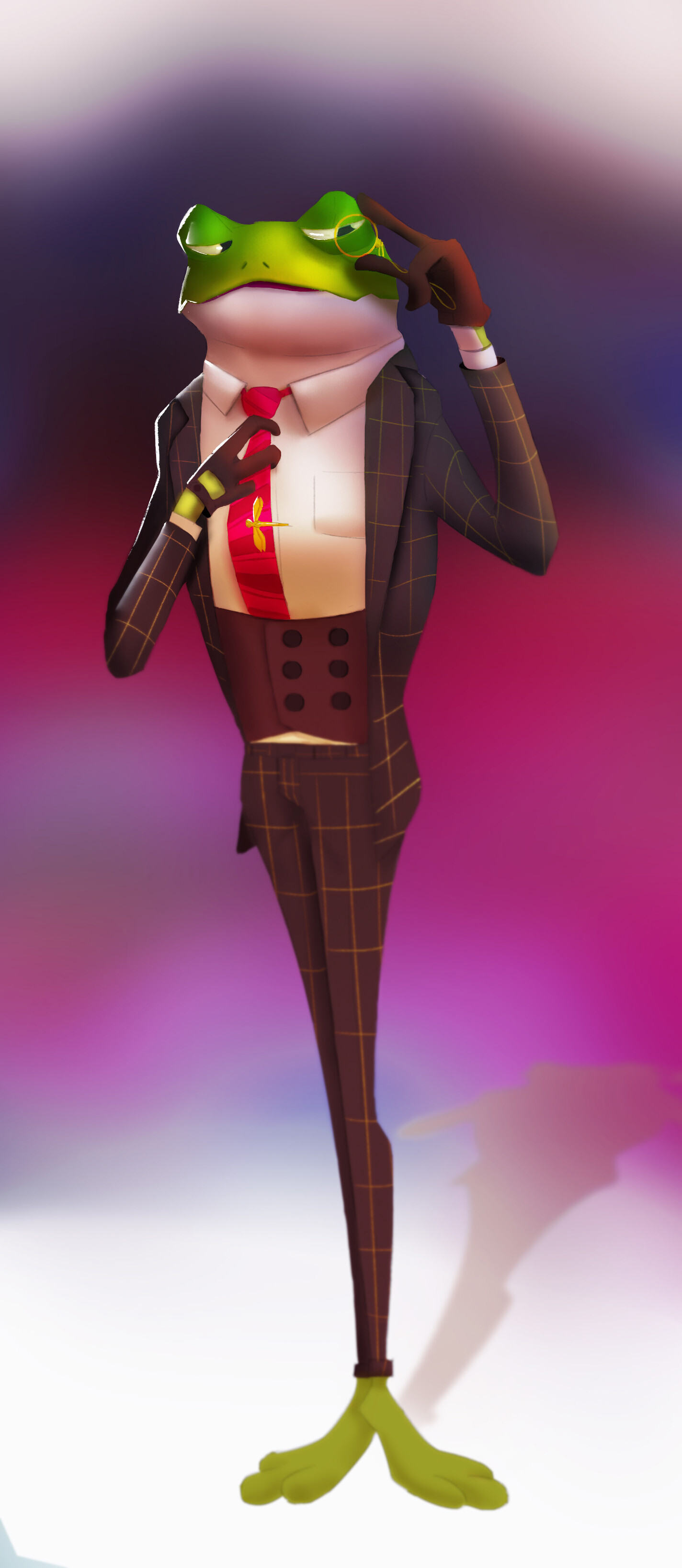 ArtStation - Elegant frog