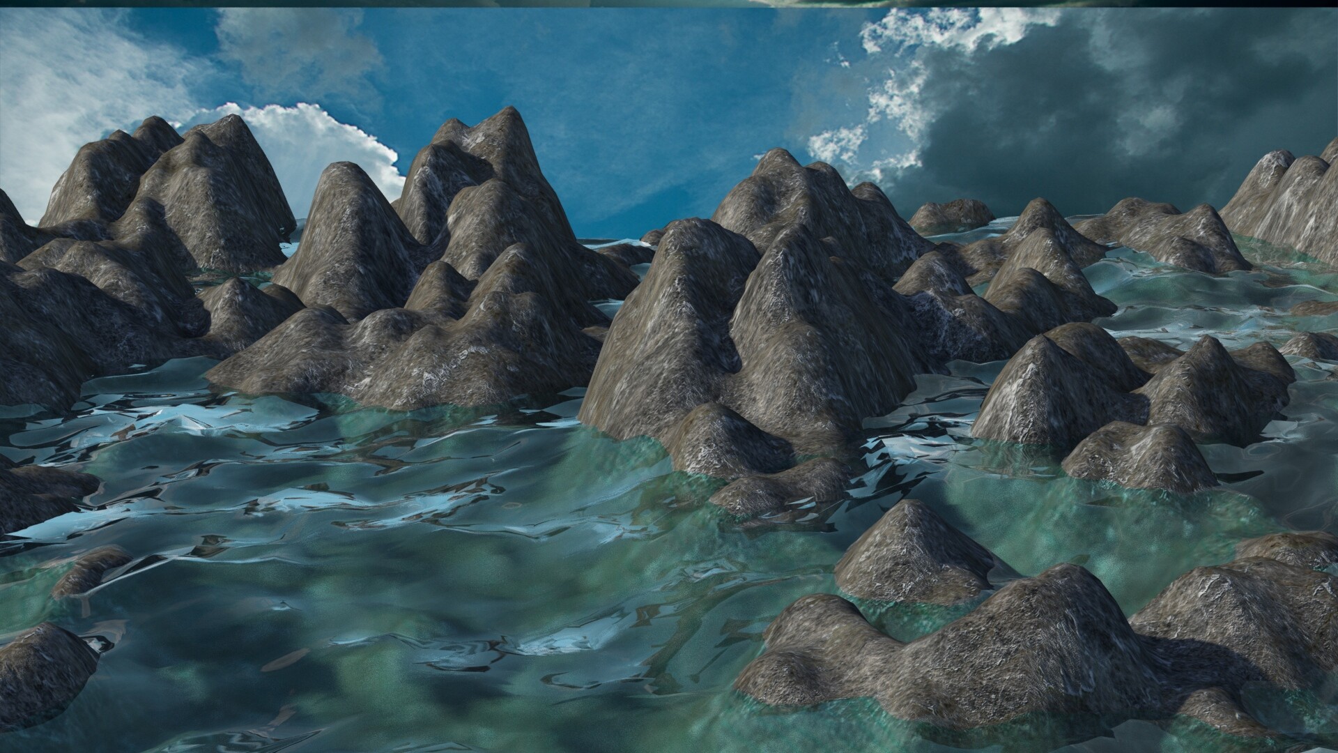 ArtStation - ocean create in 3ds max.