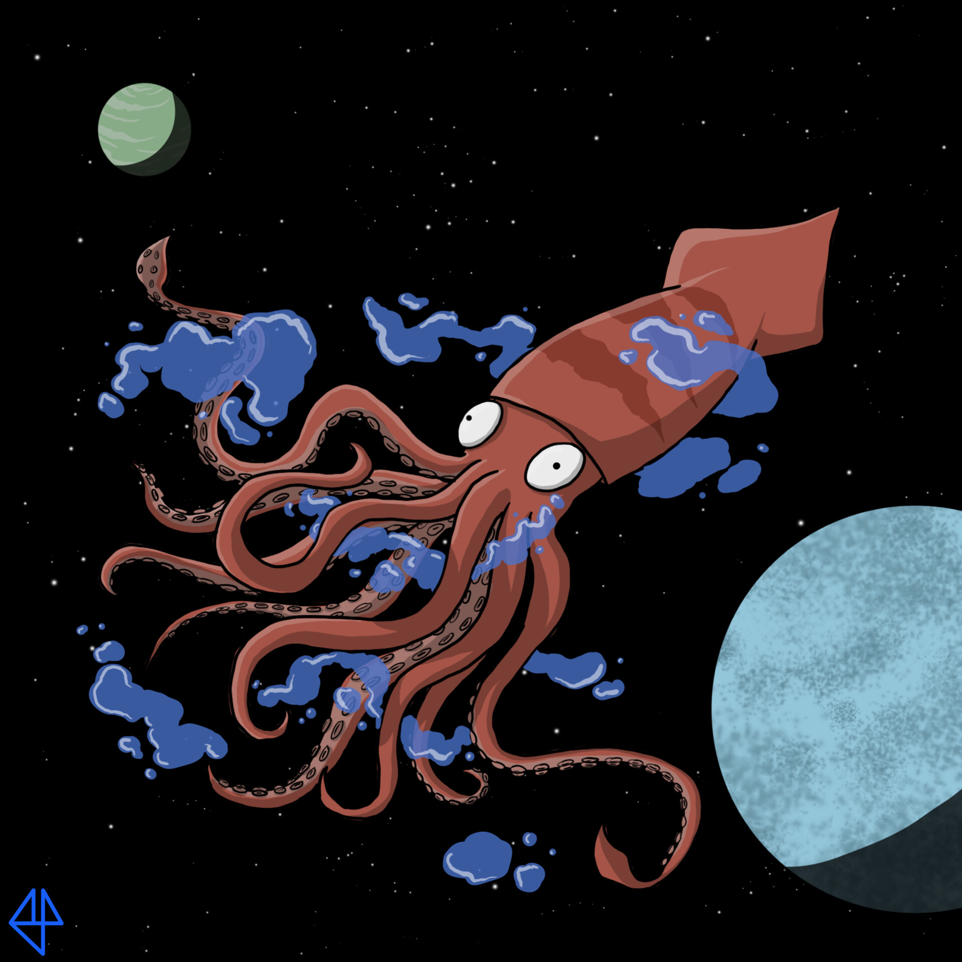 ArtStation - space squid
